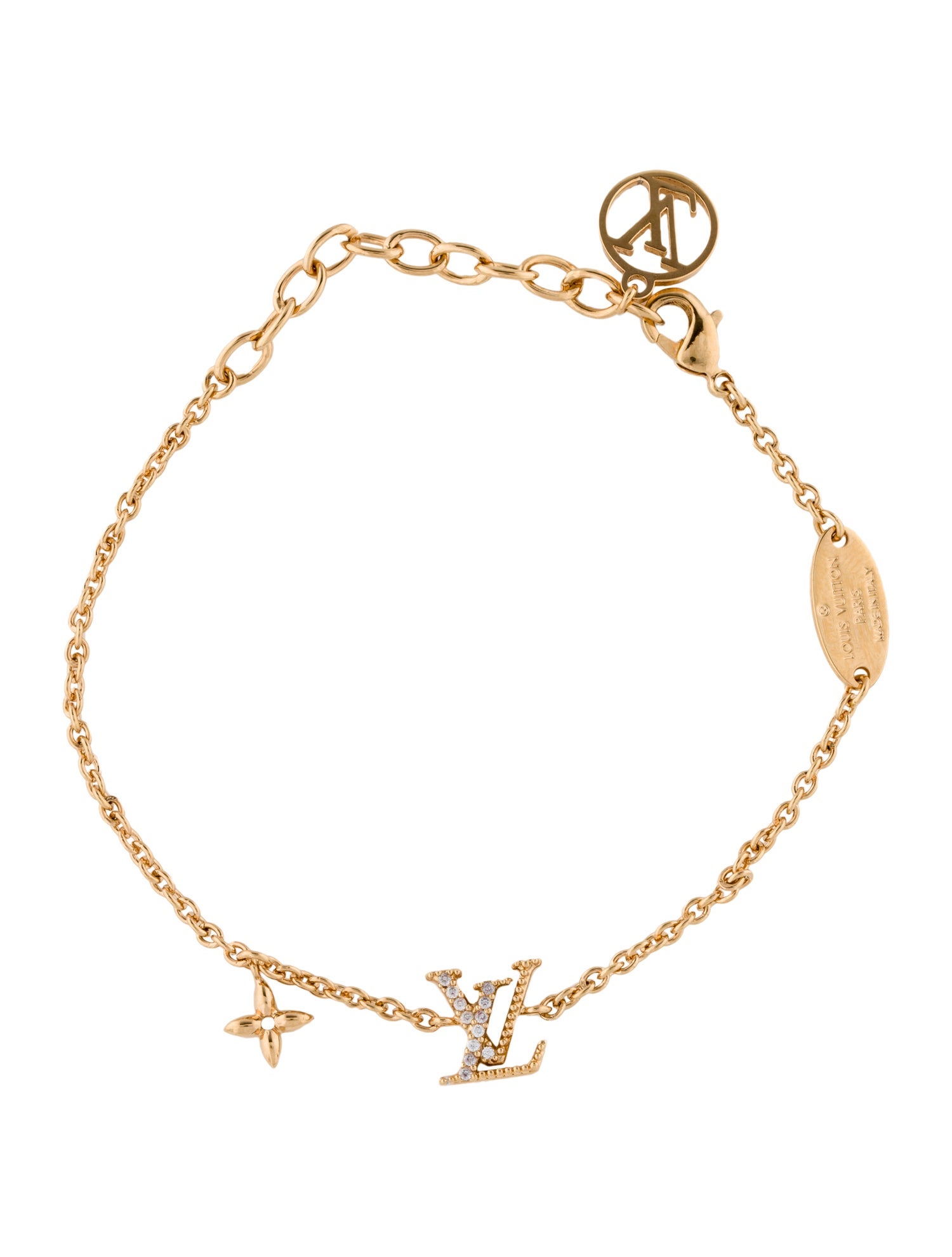 Louis Vuitton LV Iconic Bracelet - Brass Link, Bracelets - LOU989757 ...