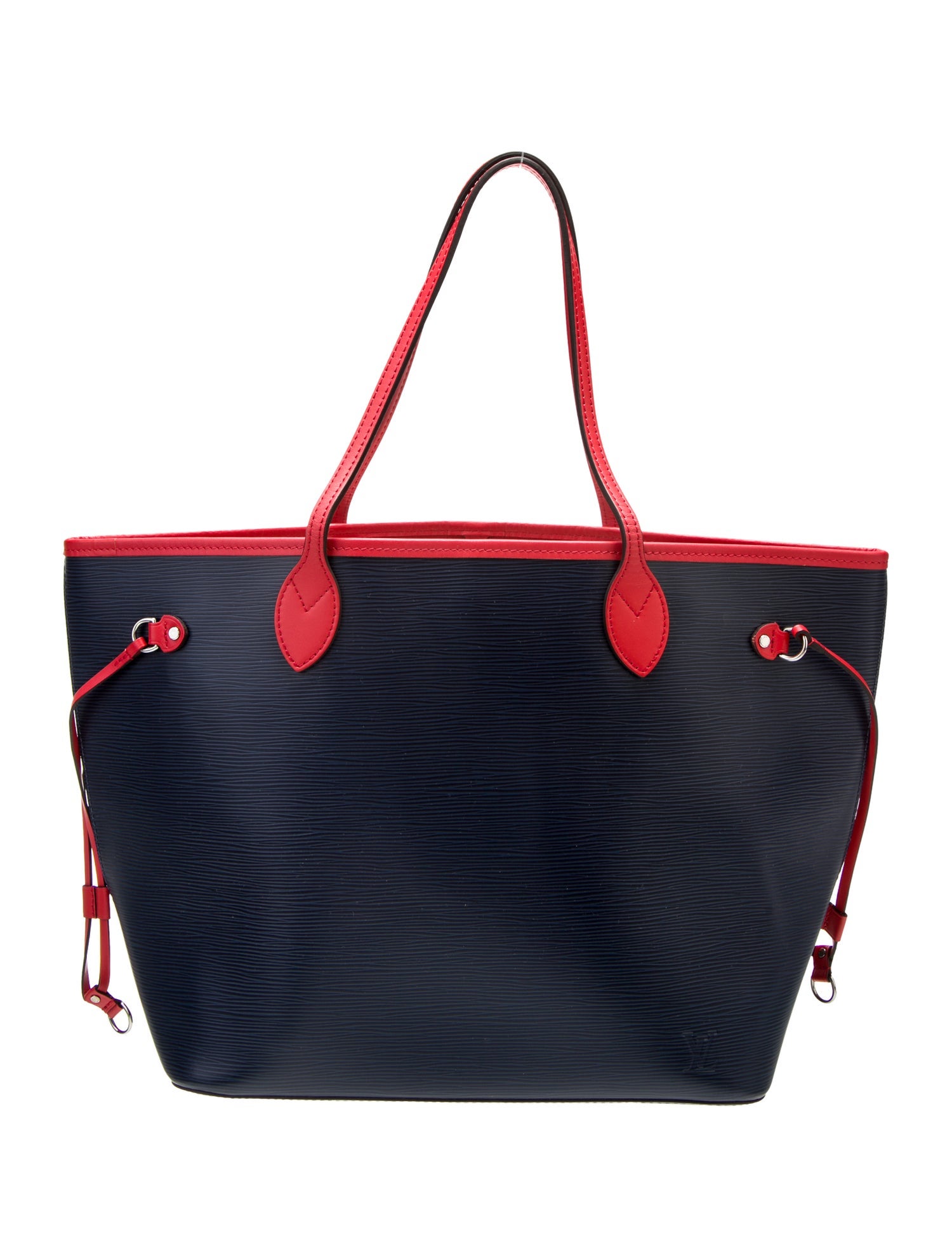 Louis Vuitton Epi Leather Neverfull w/Pouch MM - Blue Totes, Handbags ...