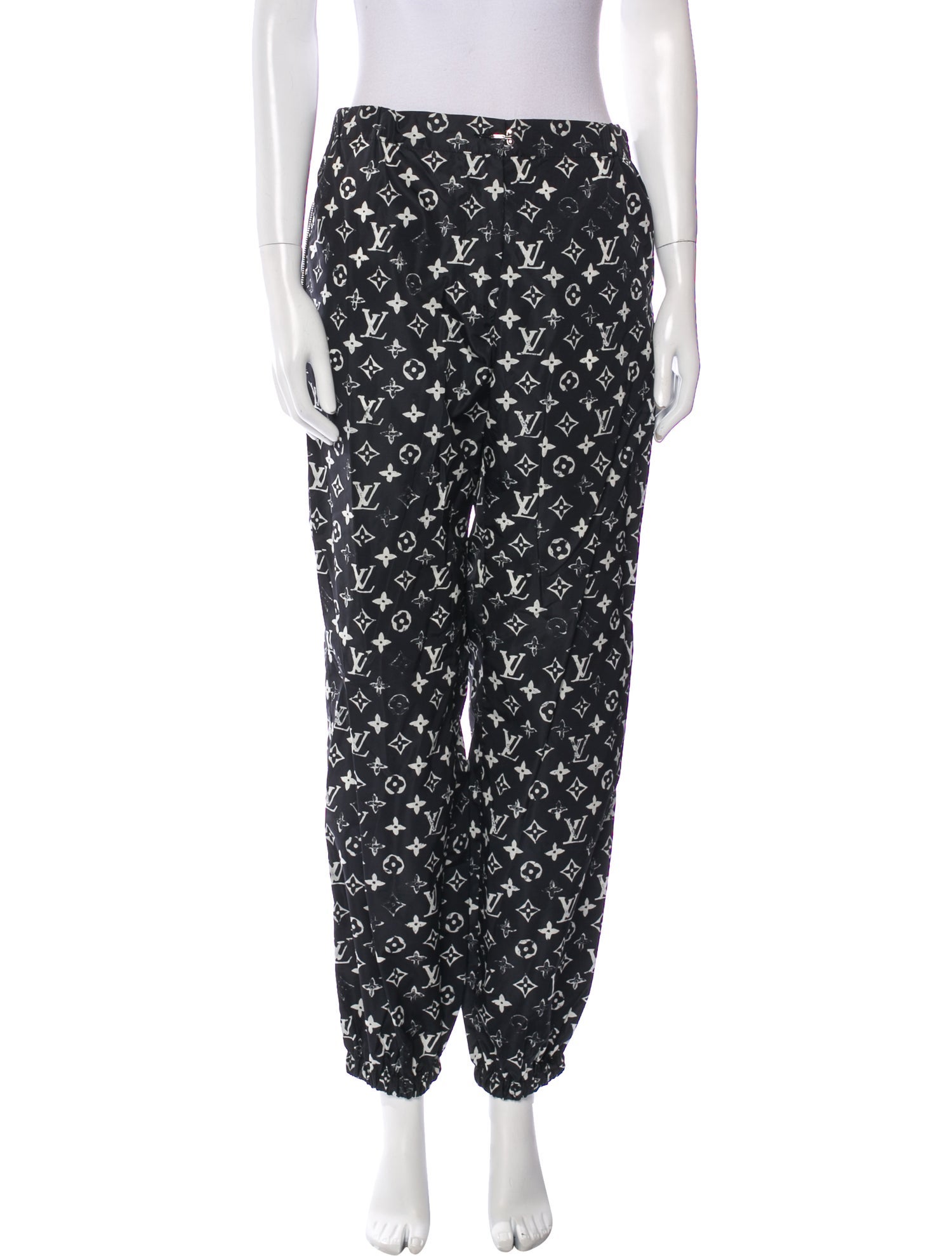 Louis Vuitton 2020 Skinny Leg Pants - Black, 11" Rise Pants, Clothing ...