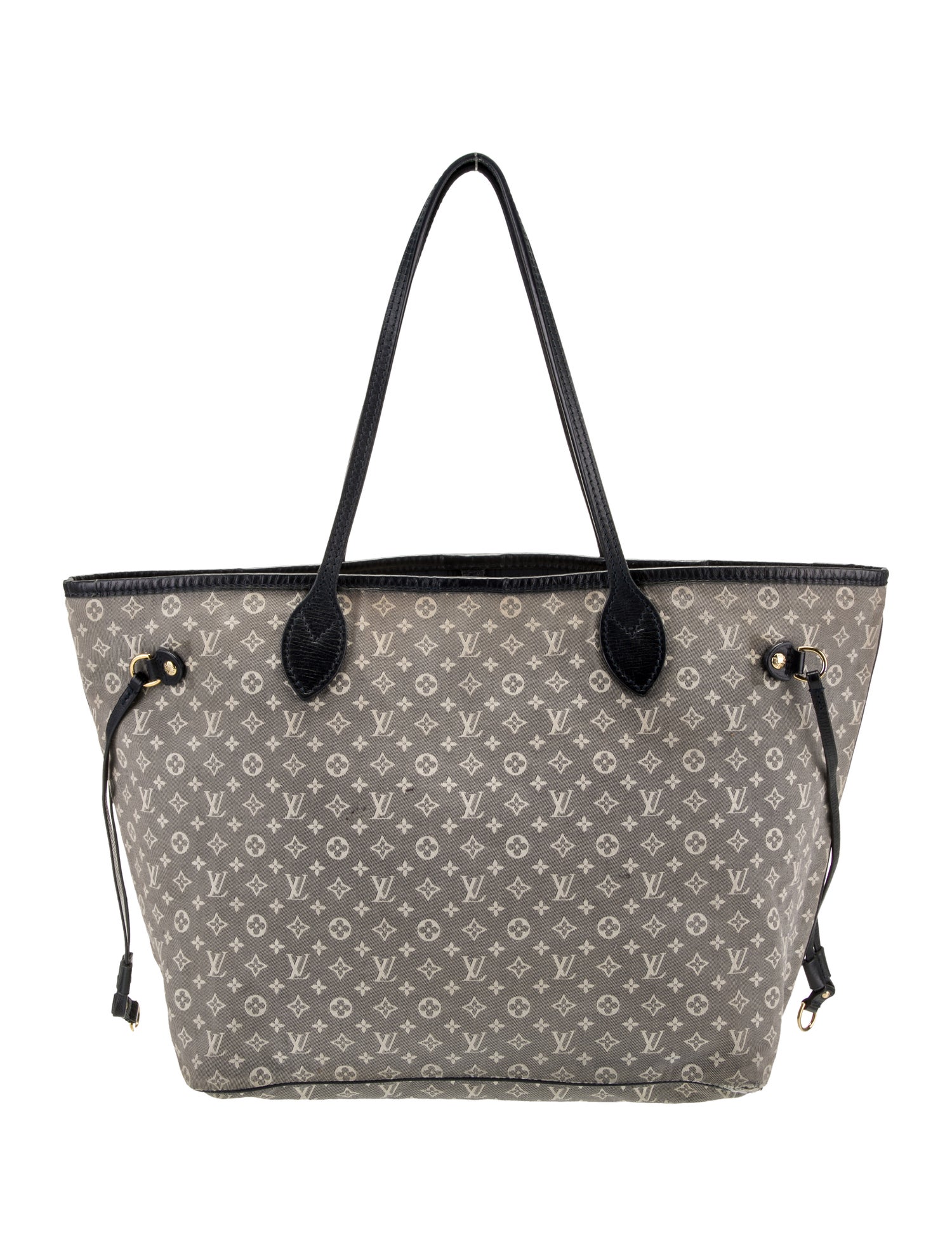 Louis Vuitton Monogram Mini Lin Neverfull MM - Blue Totes, Handbags ...