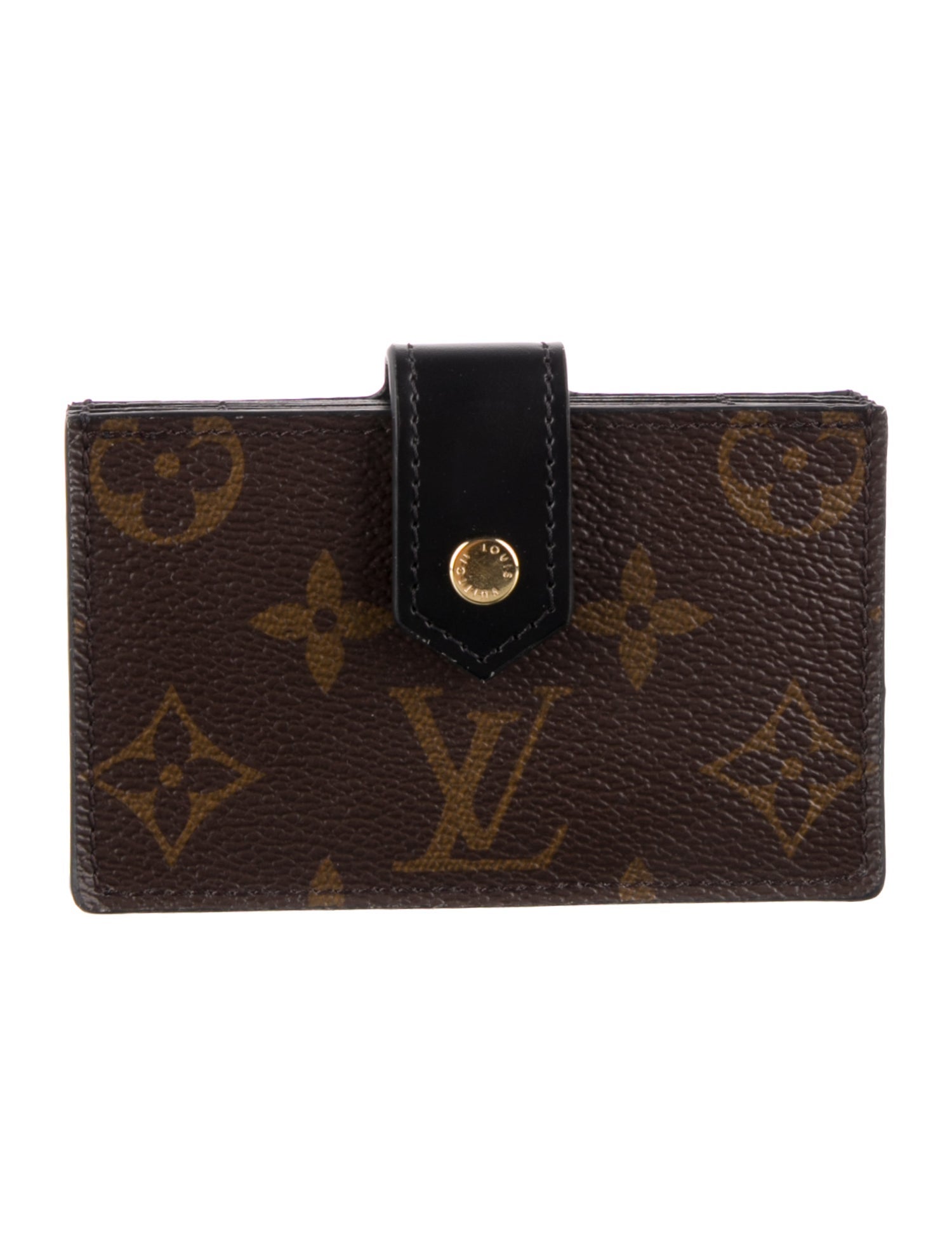 Louis Vuitton Monogram Pattern Coated Canvas French Purse - Brown ...