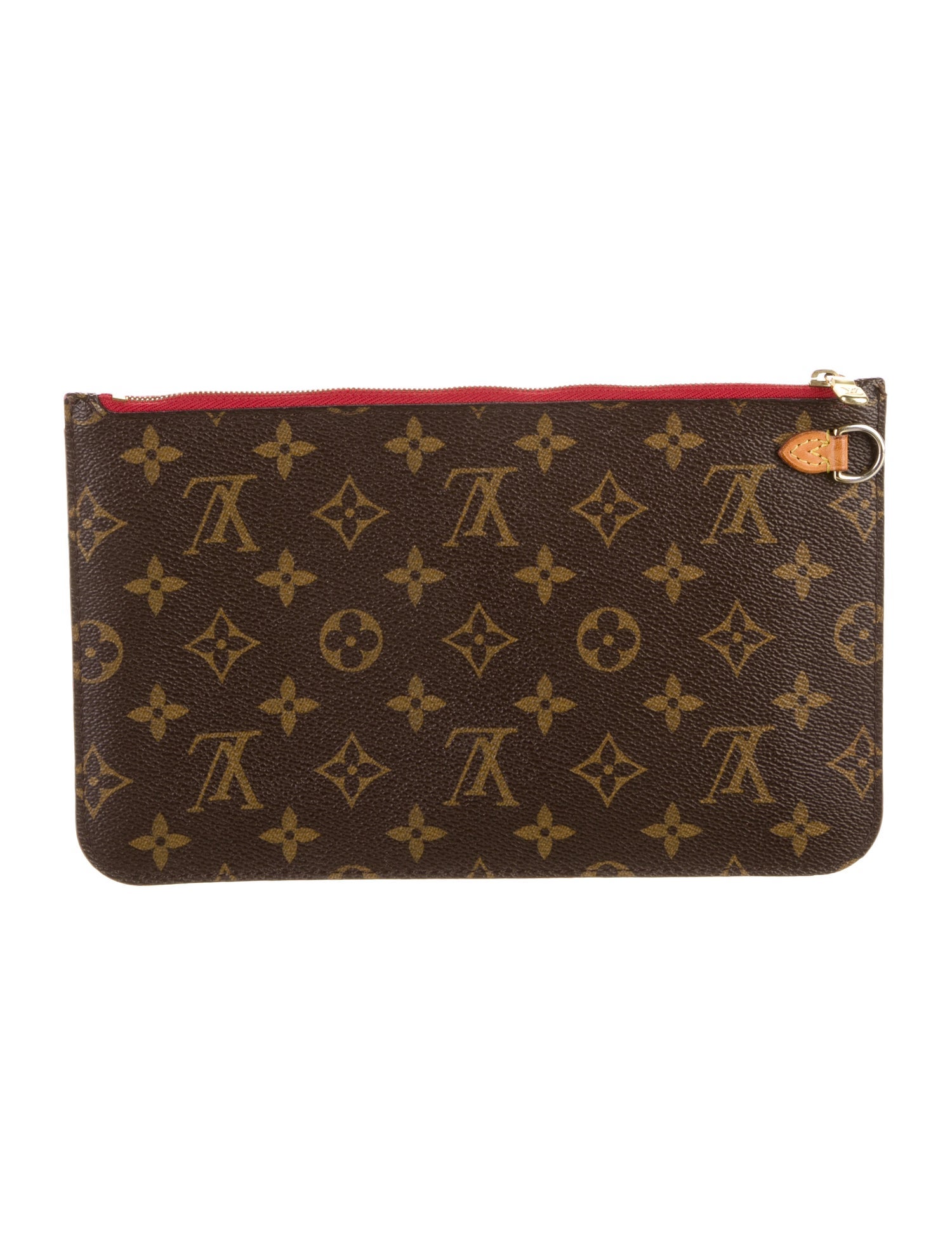 Louis Vuitton LV Monogram Neverfull Pouch - Metallic Clutches, Handbags ...