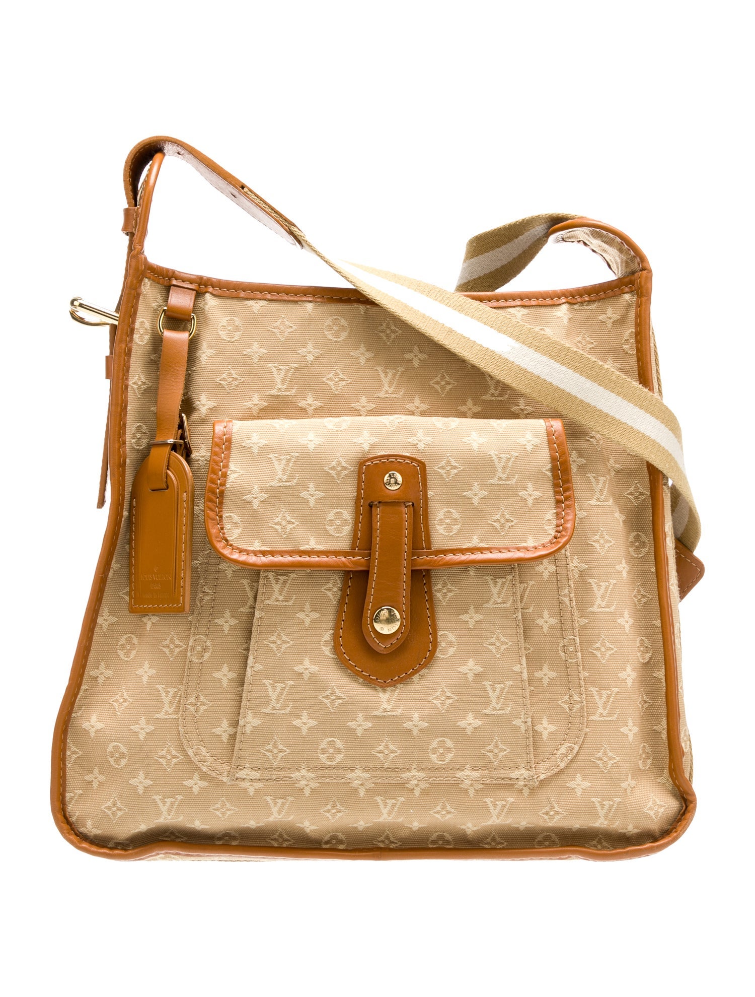 Louis Vuitton Monogram Mini Lin Mary Kate Besace Vintage - Neutrals Crossbody Bags, Handbags ...