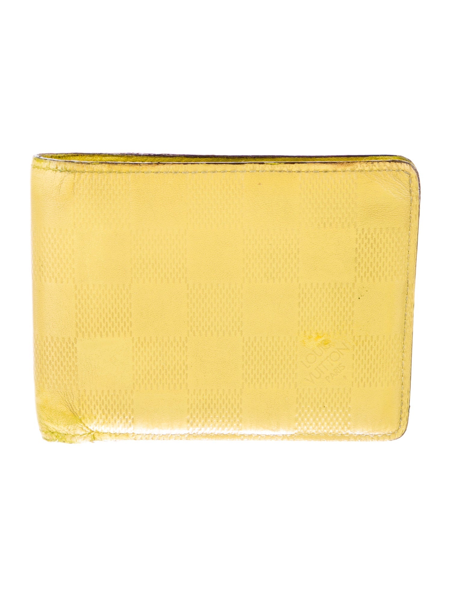 Louis Vuitton Damier Infini Leather Multiple Wallet - Yellow Wallets ...