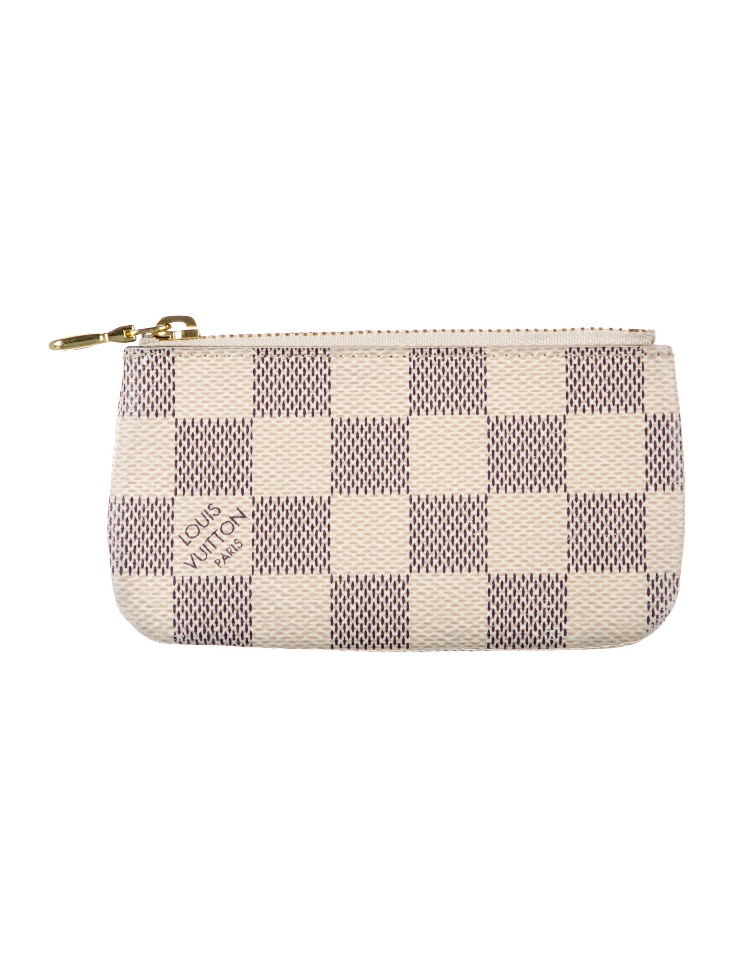 Louis Vuitton 2020 Damier Azur Pattern Key Holder - Blue Wallets ...