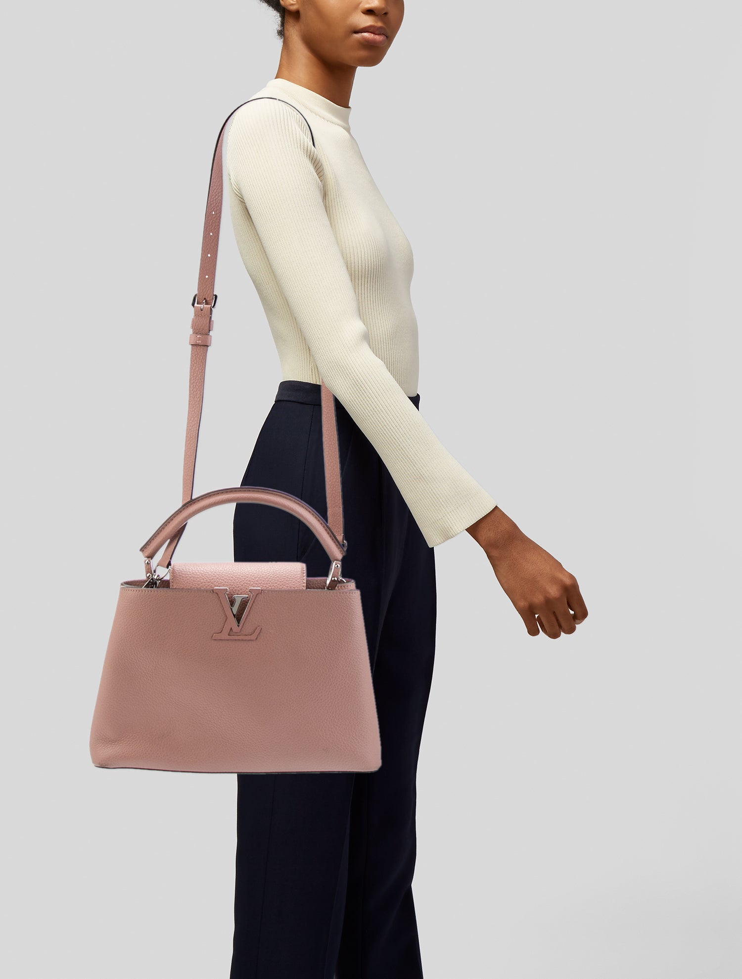 Louis Vuitton Taurillon Leather Capucines Mini - Green Handle Bags, Handbags - LOU1008113 | The ...