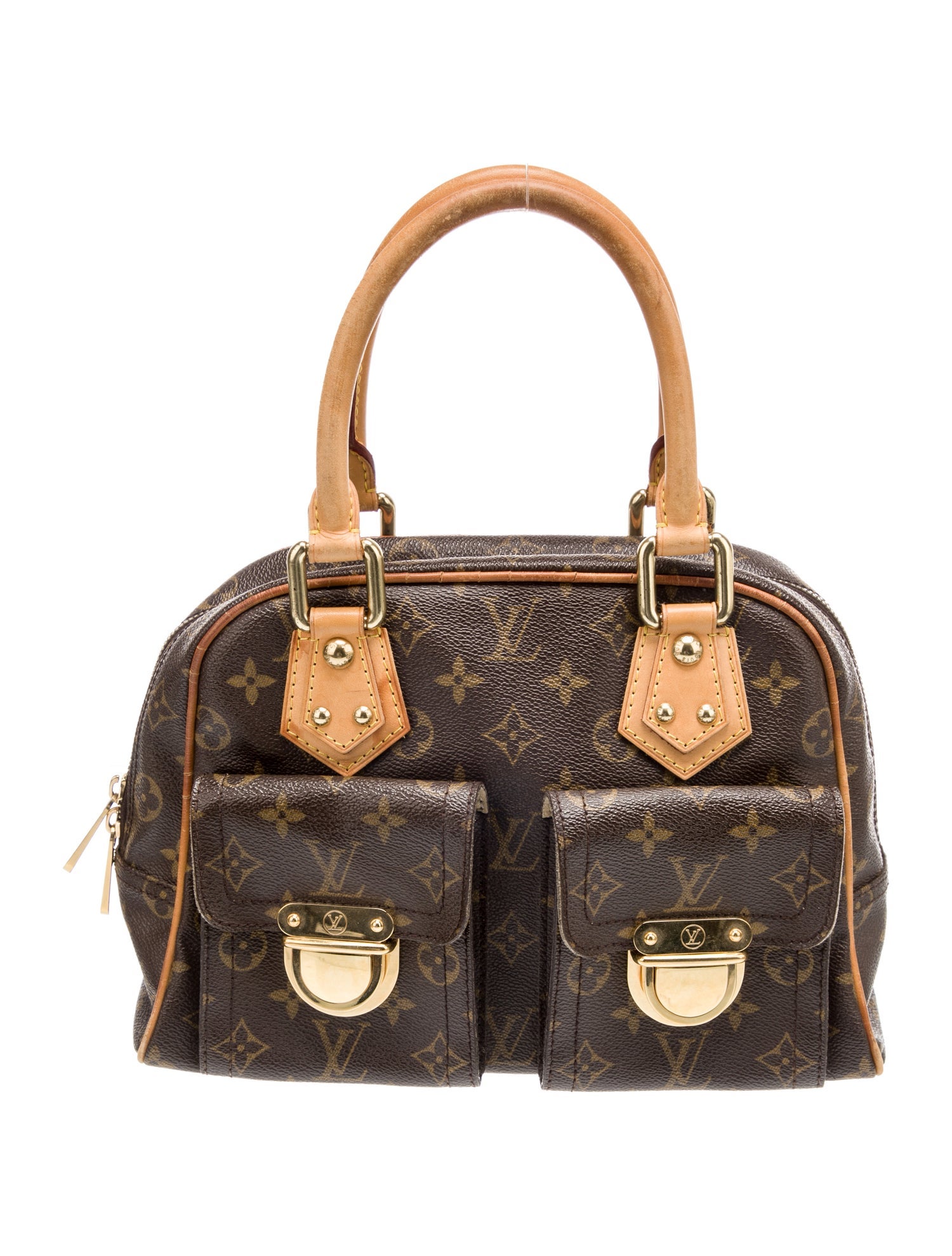 Louis Vuitton LV Monogram Manhattan PM Vintage - Brown Handle Bags ...