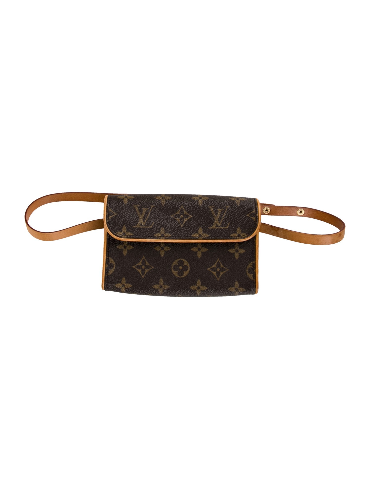 Louis Vuitton LV Monogram Pochette Florentine Vintage - Brown Waist ...
