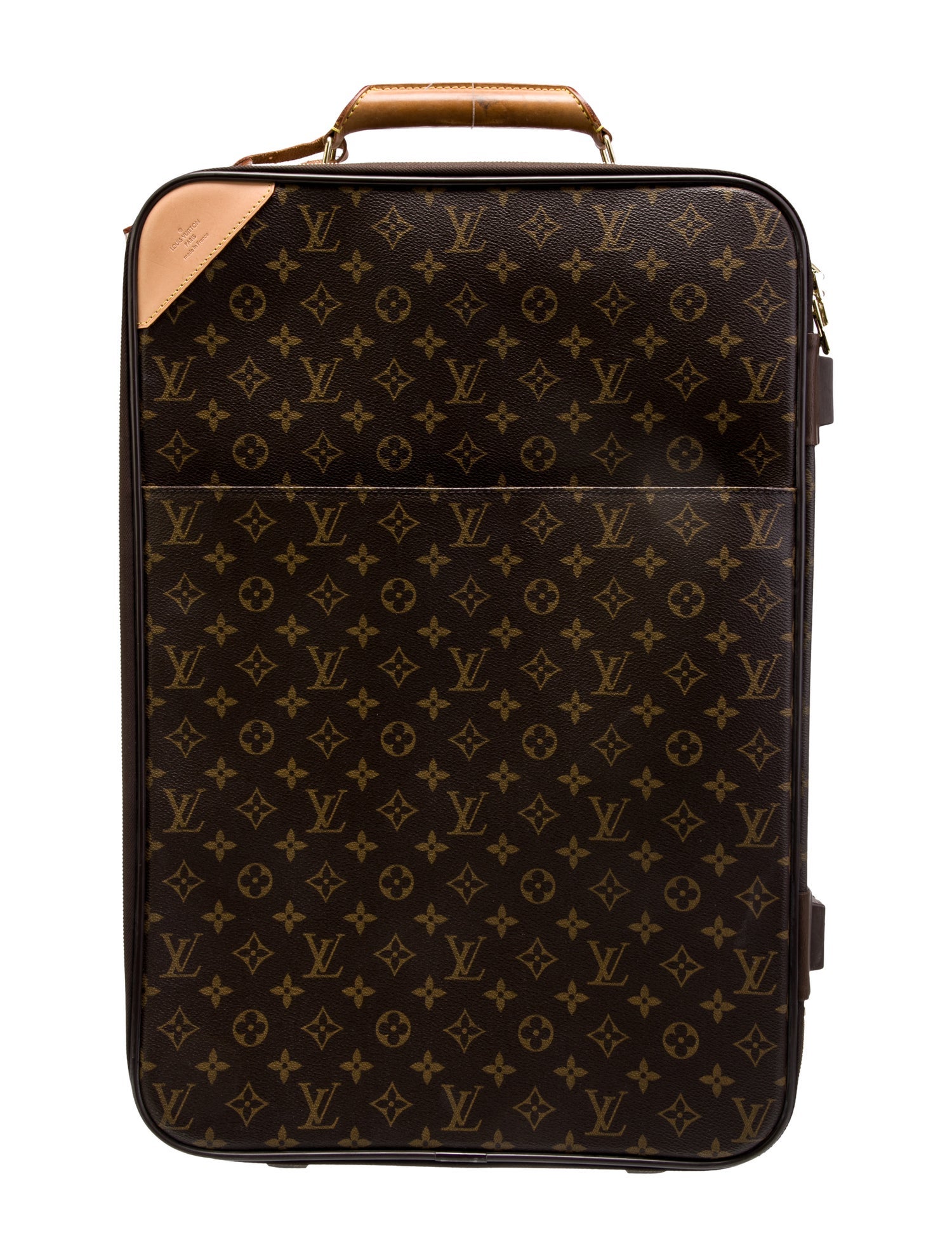 Louis Vuitton LV Monogram Pégase 55 Vintage - Brown Luggage and Travel ...