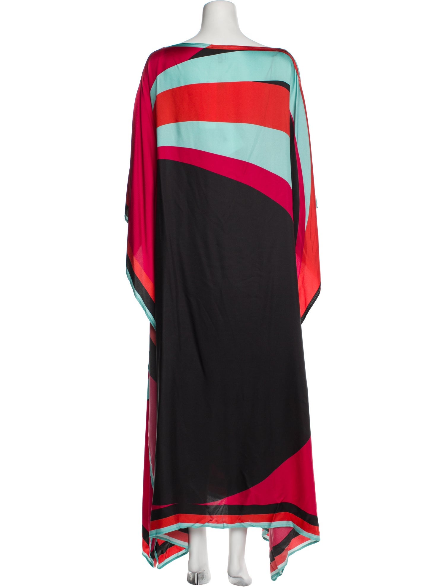 Louisa Parris Silk Long Dress - Red Dresses, Clothing - LOUIP20098 ...