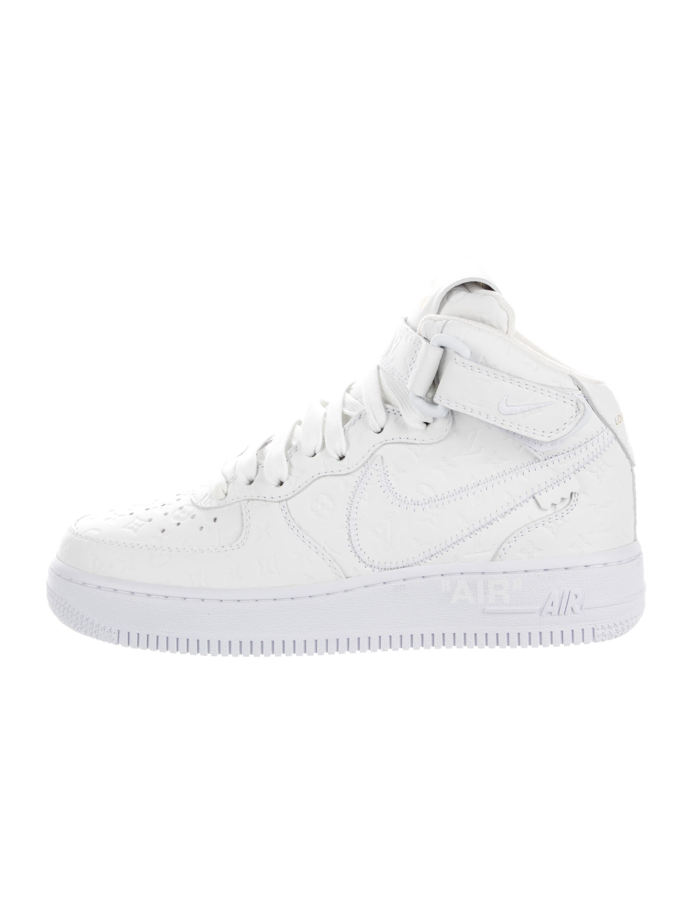 Louis Vuitton x Nike Air Force 1 Mid Sneakers - White Sneakers, Shoes ...