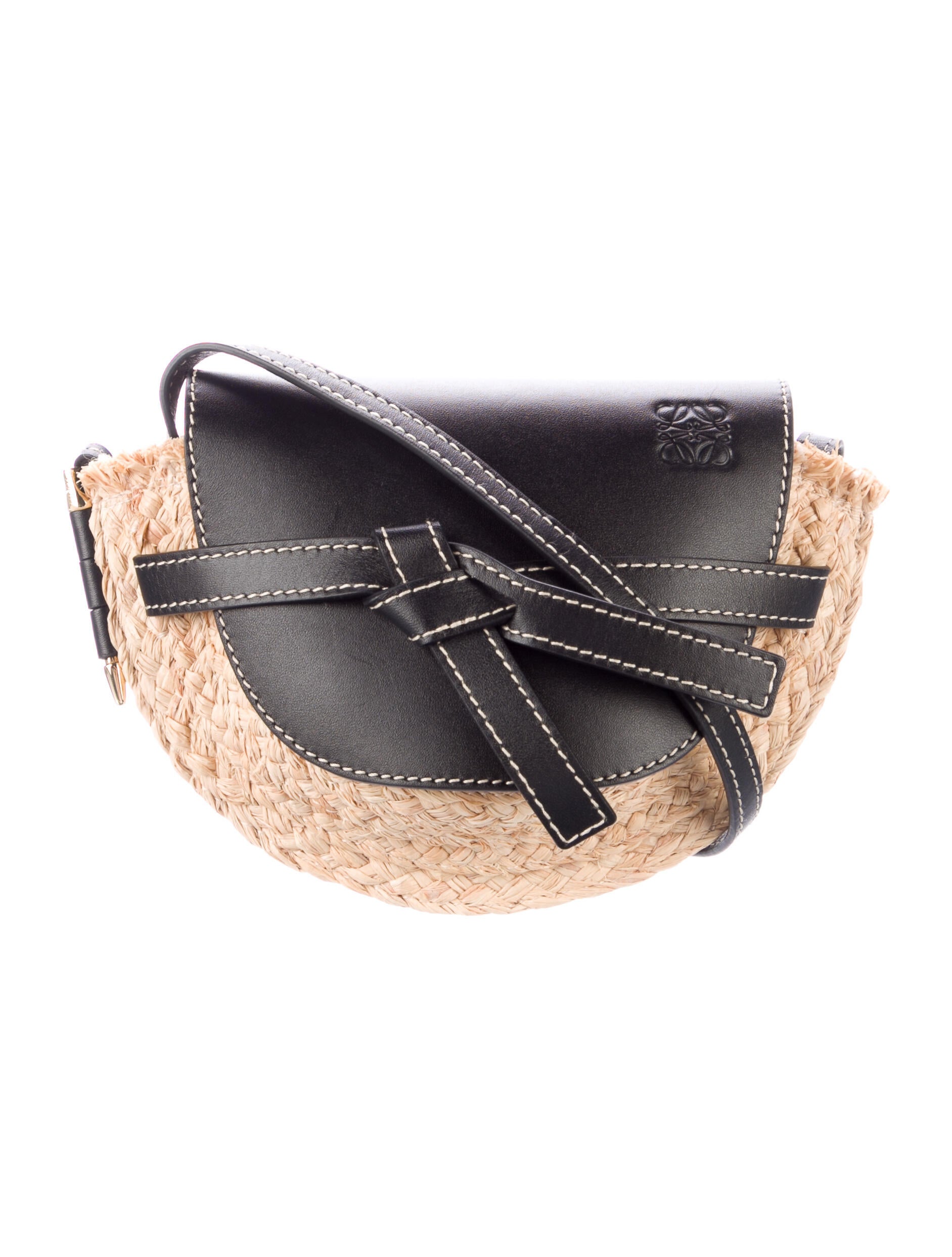 Loewe 2016 Weaved Suede Fringe Crossbody Bag w/ Tags - Neutrals ...
