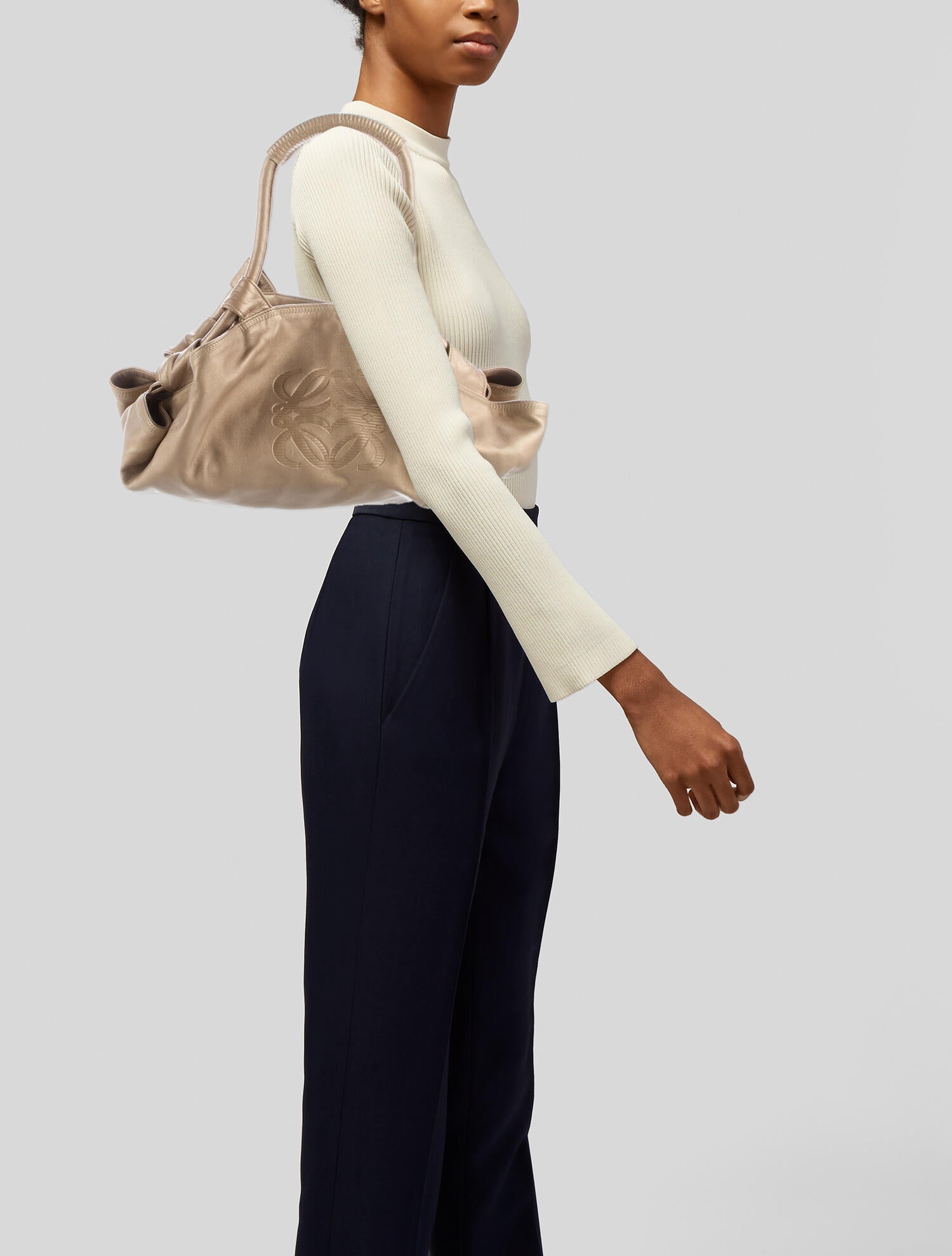 Loewe Vintage Leather Hobo Bag - Gold Hobos, Handbags - LOW41349 | The ...