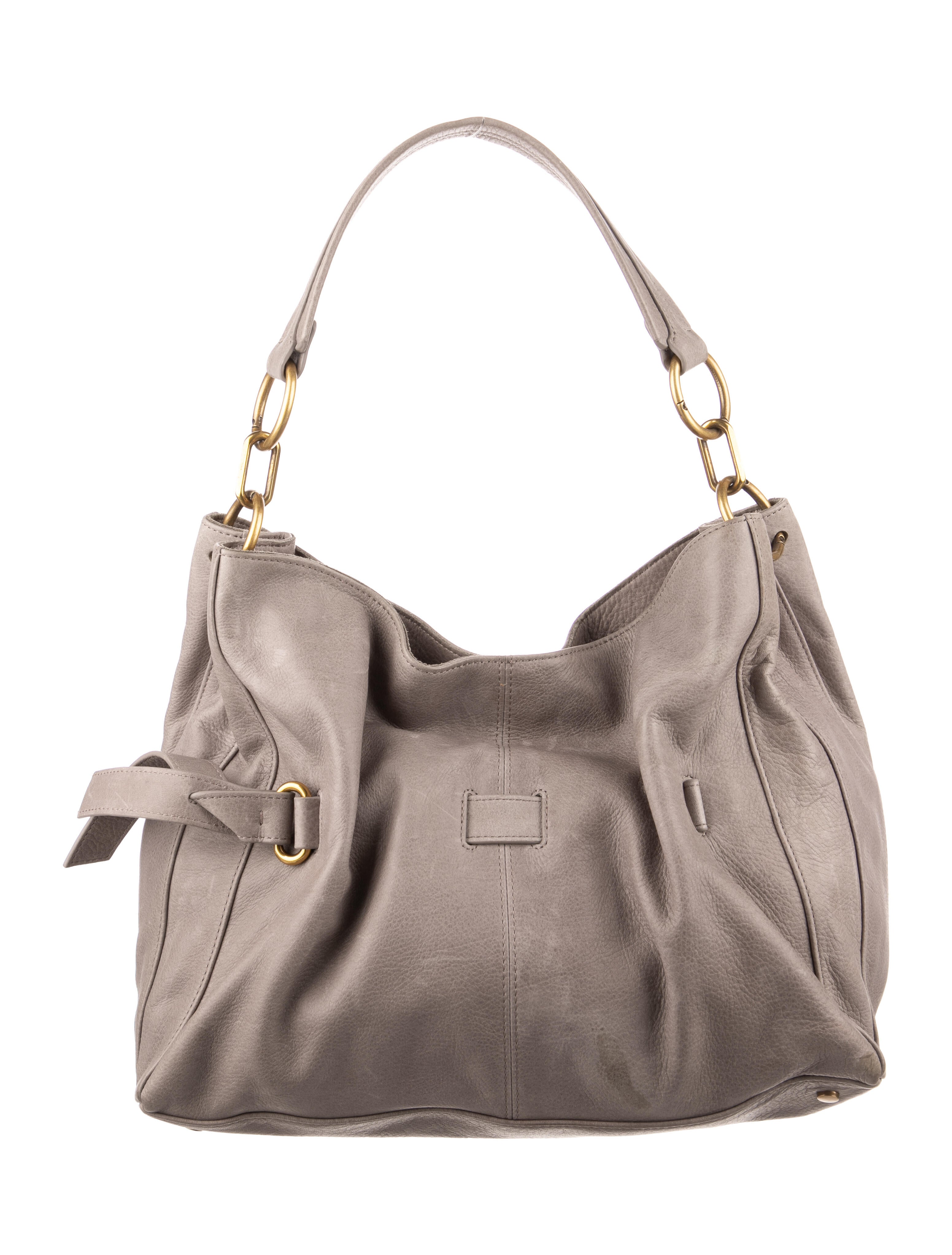 Loewe Suede Handle Bag - Grey Handle Bags, Handbags - LOW41910 | The ...