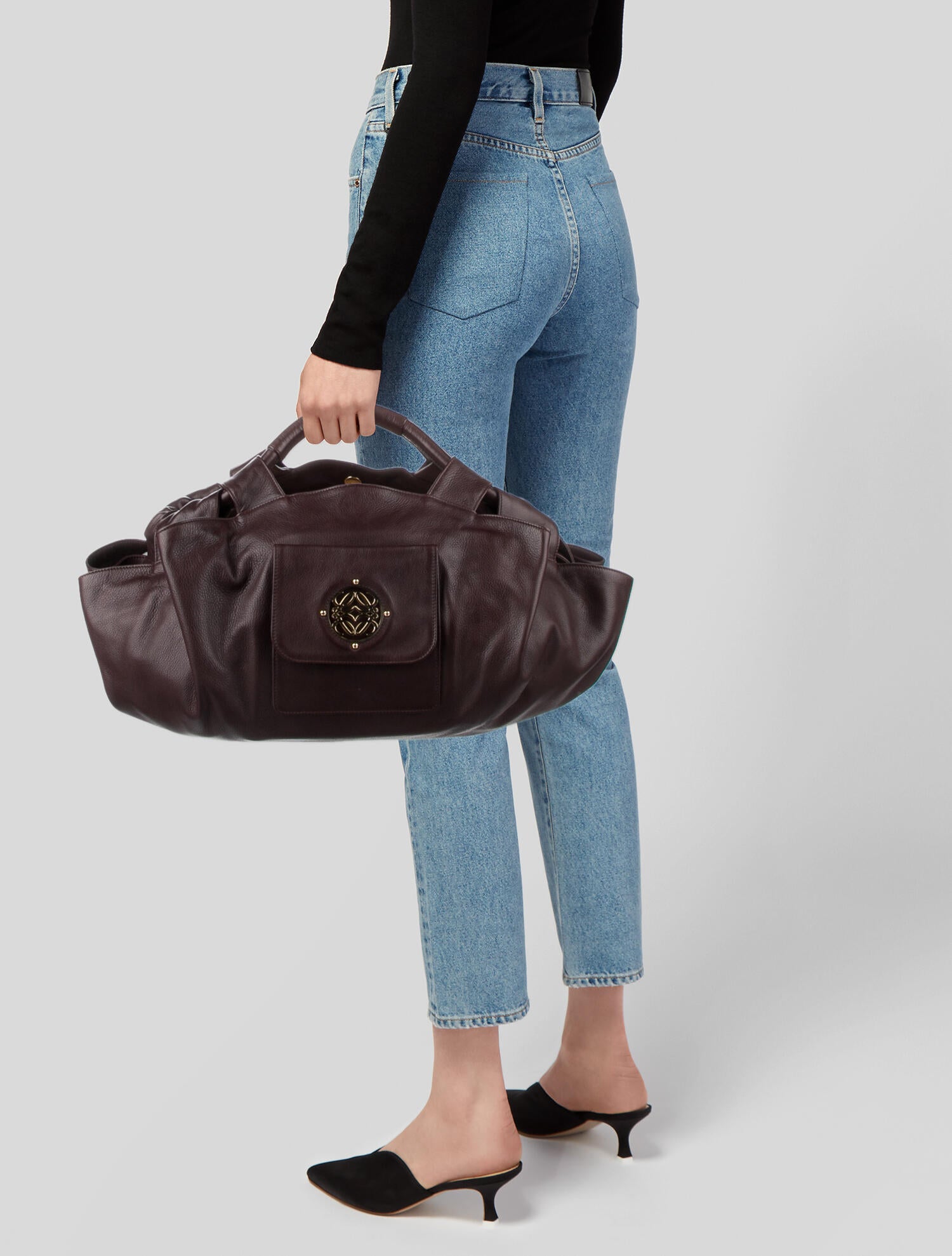 Loewe 160th Anniversary Bowling Bag - Brown Handle Bags, Handbags ...