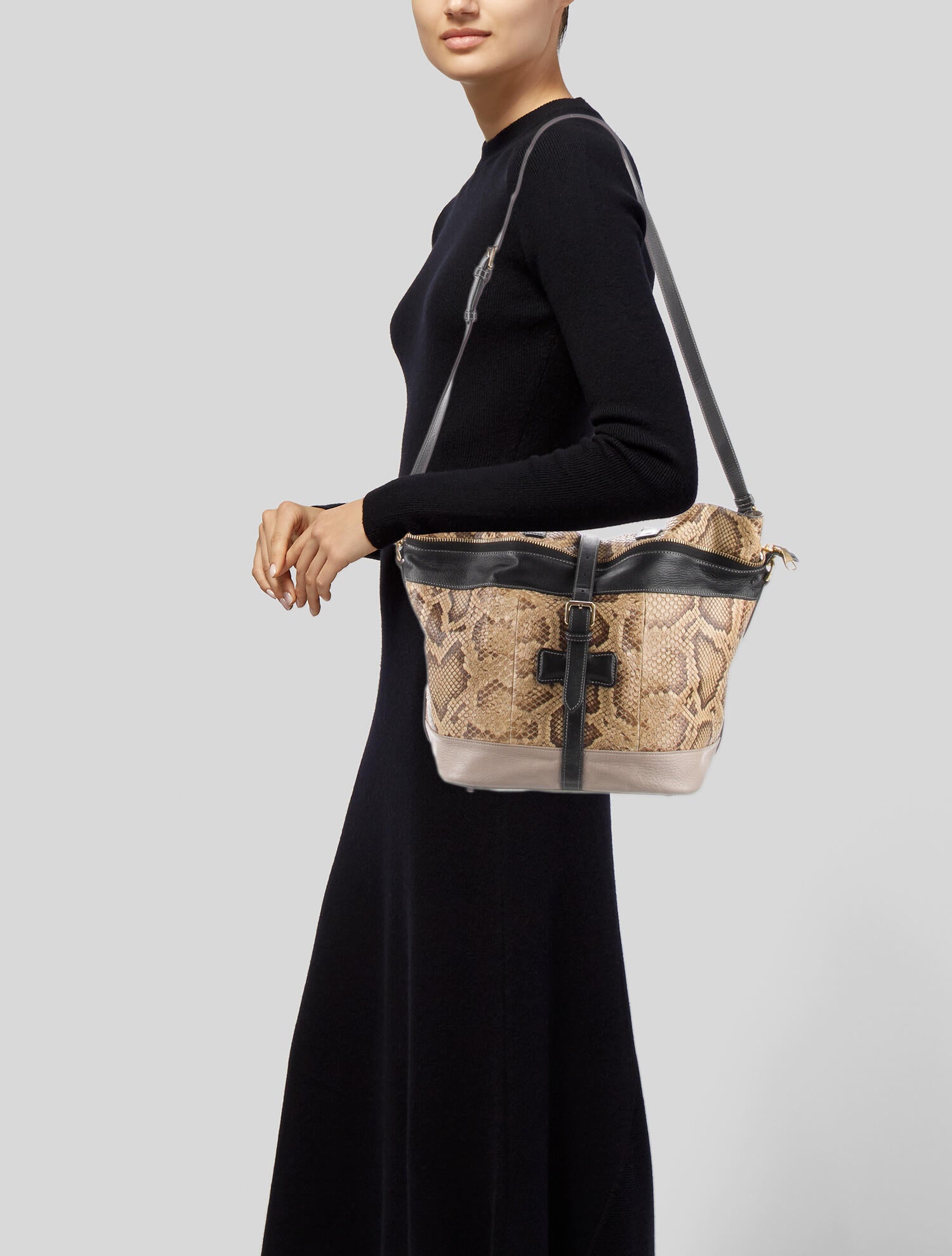 Loewe Vintage Python Shoulder Bag - Yellow Shoulder Bags, Handbags ...