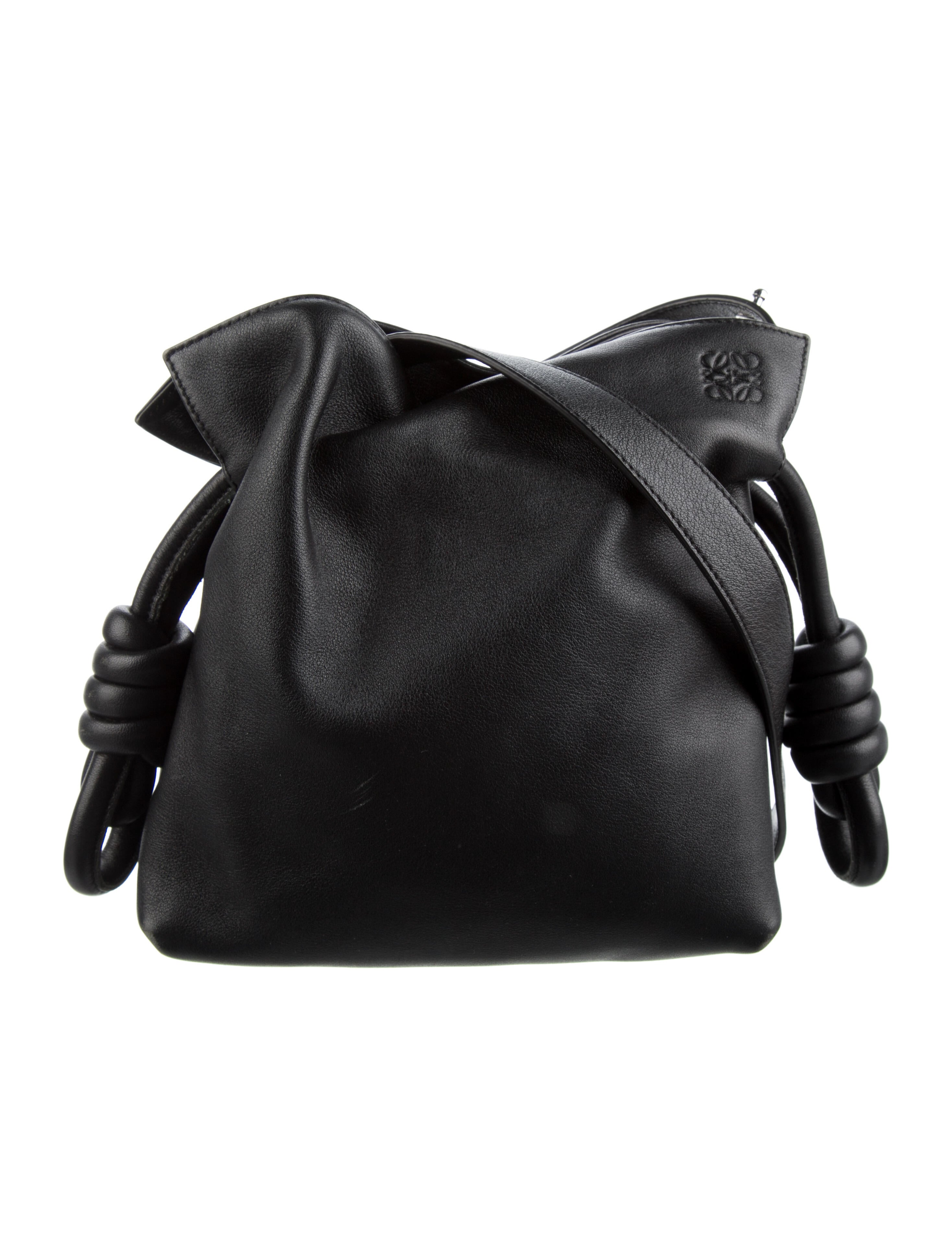 Loewe Flamenco Knot Shoulder Bag - Black Shoulder Bags, Handbags ...