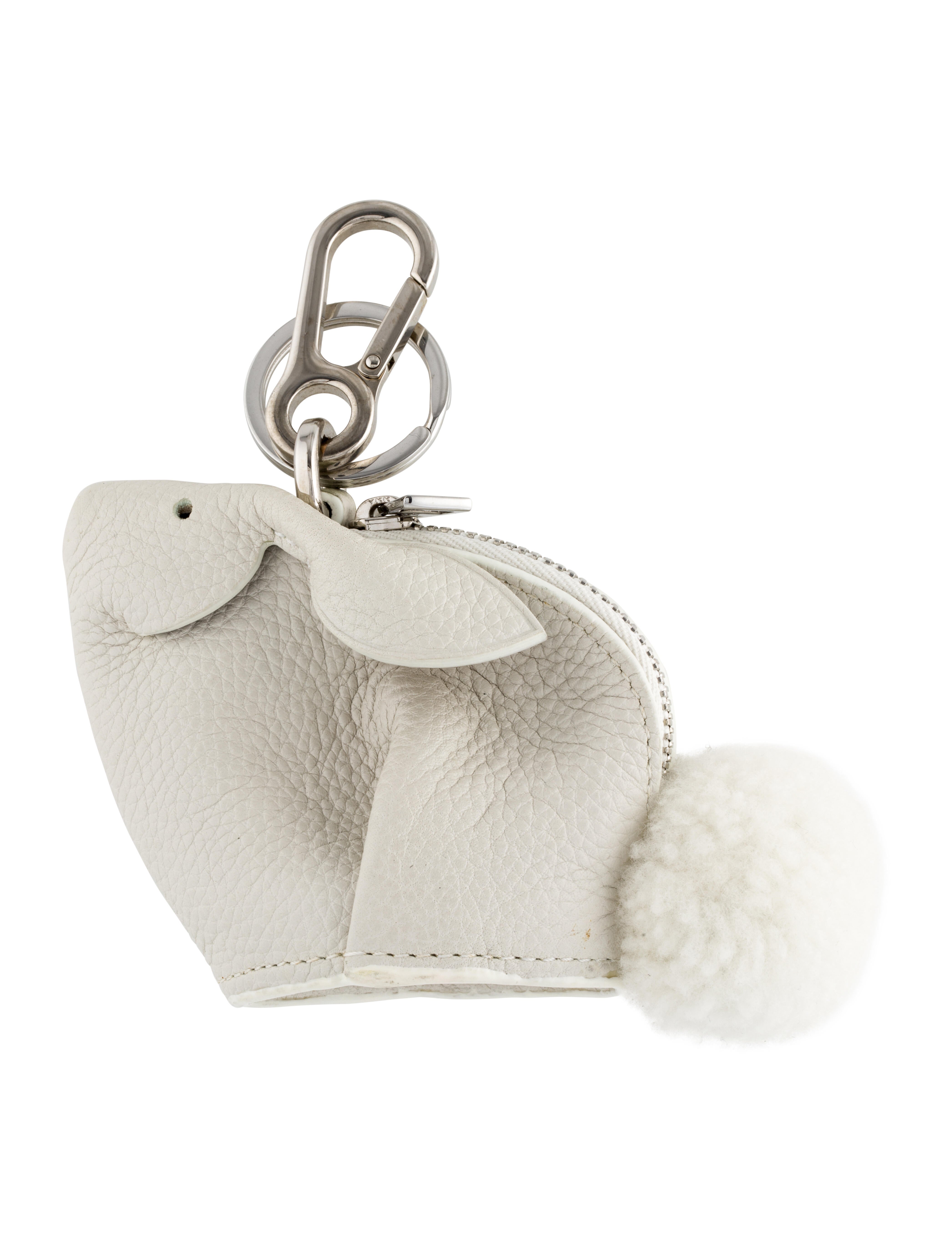 Loewe Shearling Bunny Charm - Pink Keychains, Accessories - LOW46347 ...