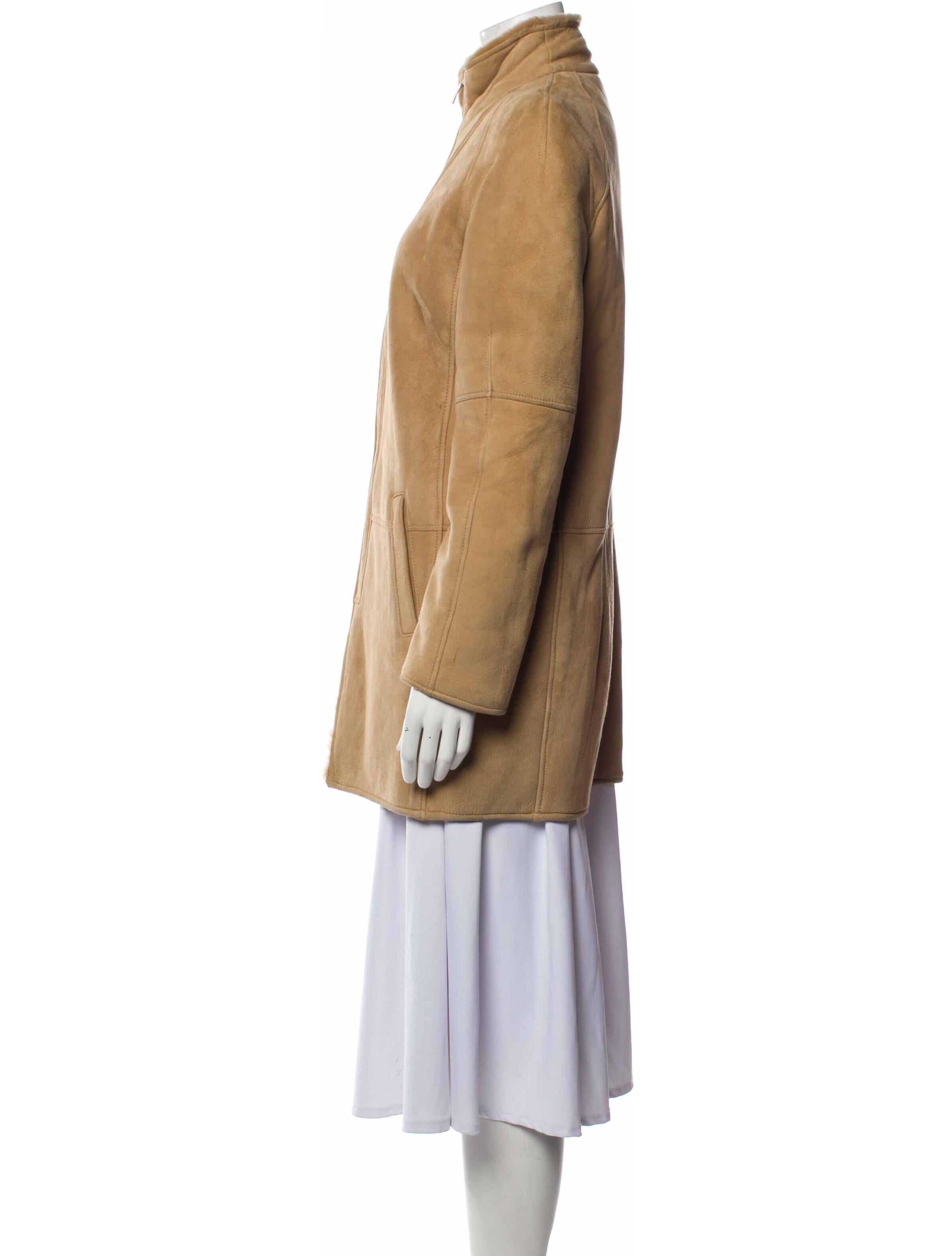 Loewe Late 1990's - Early 2000's Lamb Leather Coat - Neutrals Coats ...