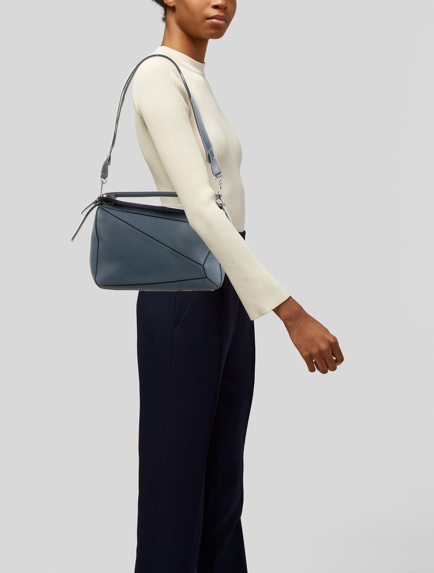 Loewe Puzzle Bag - Blue Shoulder Bags, Handbags - LOW44727 | The RealReal