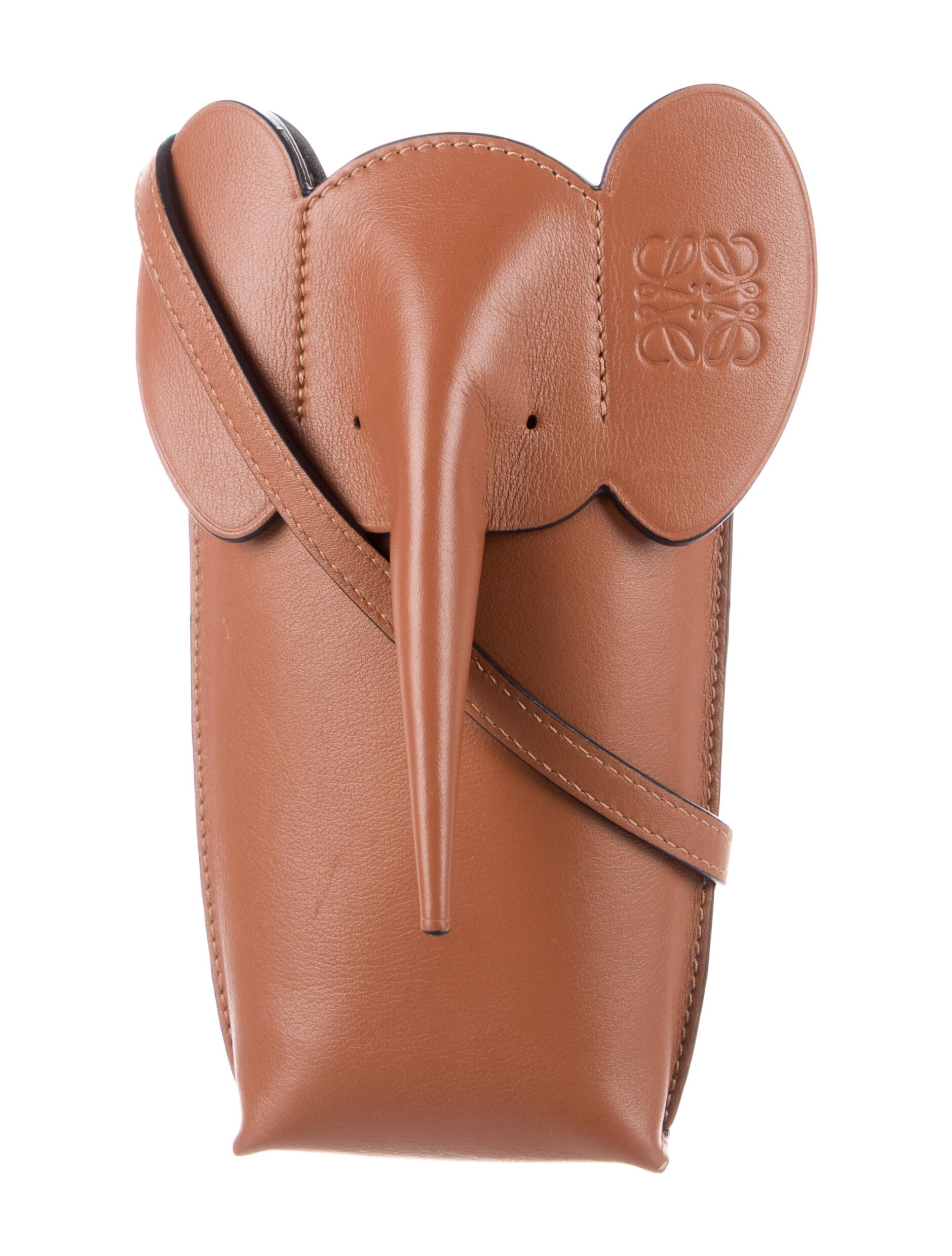 Loewe Elephant Pocket Pouch Crossbody Bag - Pink Crossbody Bags ...