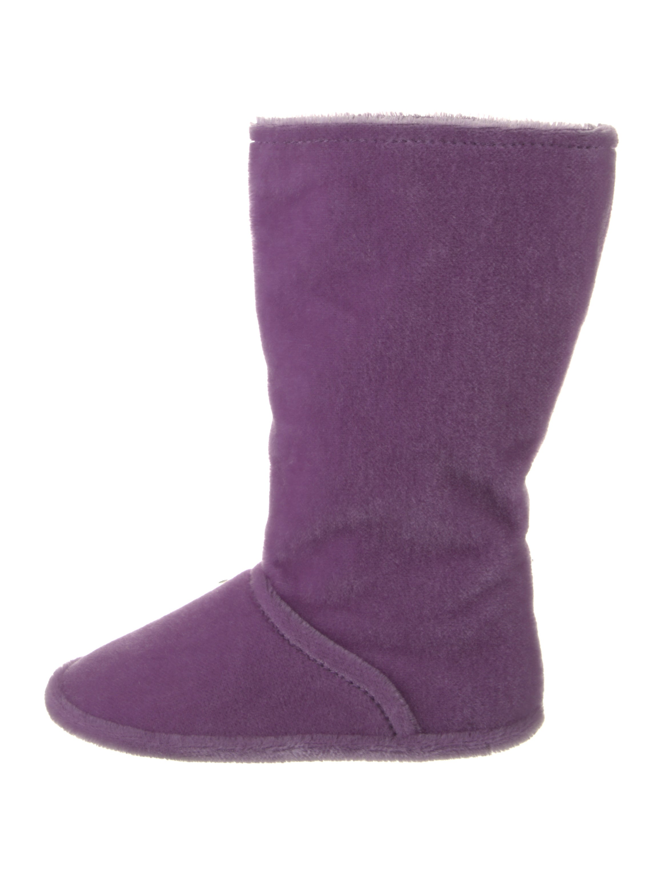 Loewe Faux Fur Boots - Purple Boots, Shoes - LOW46607 | The RealReal