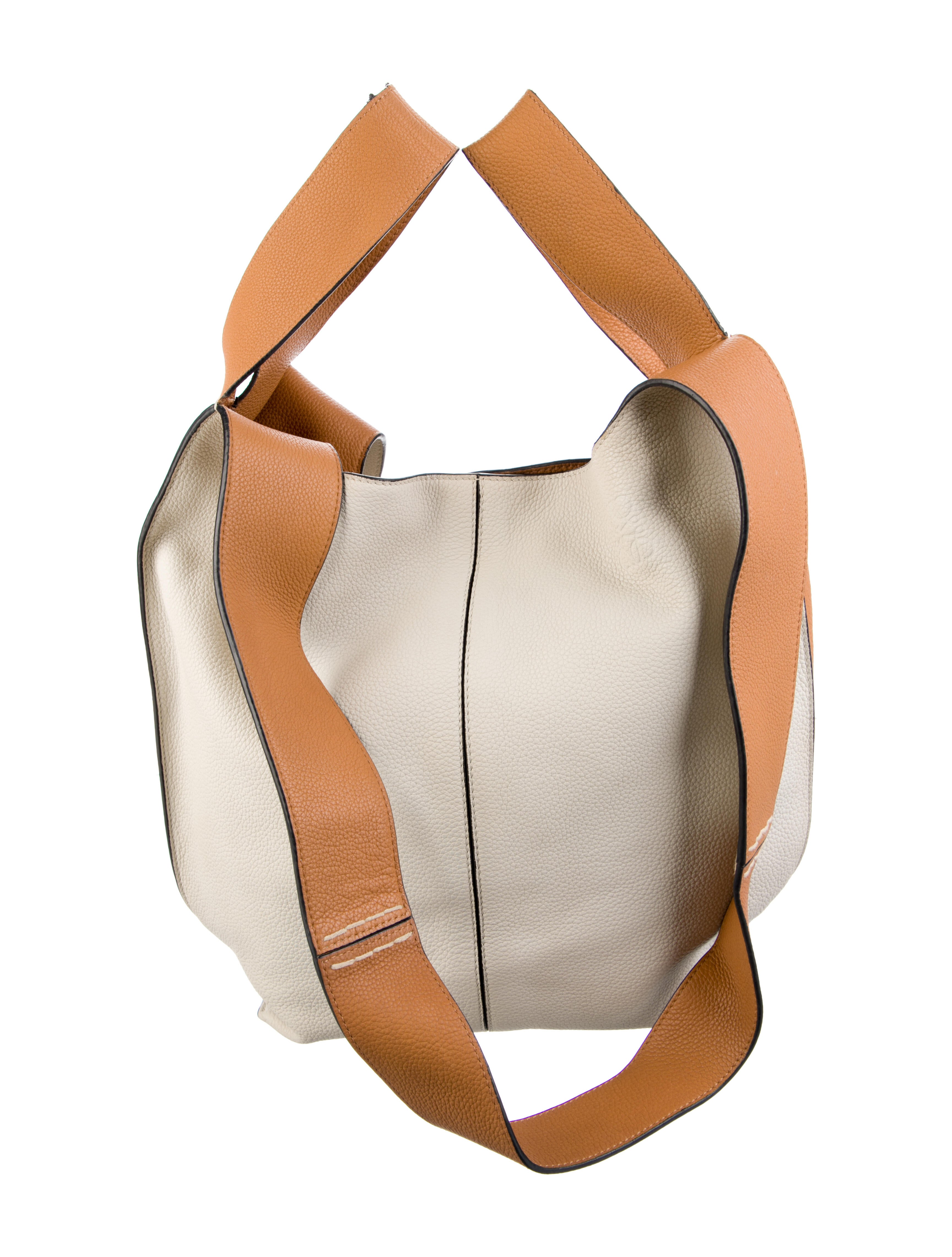 Loewe Colorblock Convertible Hobo - Neutrals Hobos, Handbags - LOW46696 ...