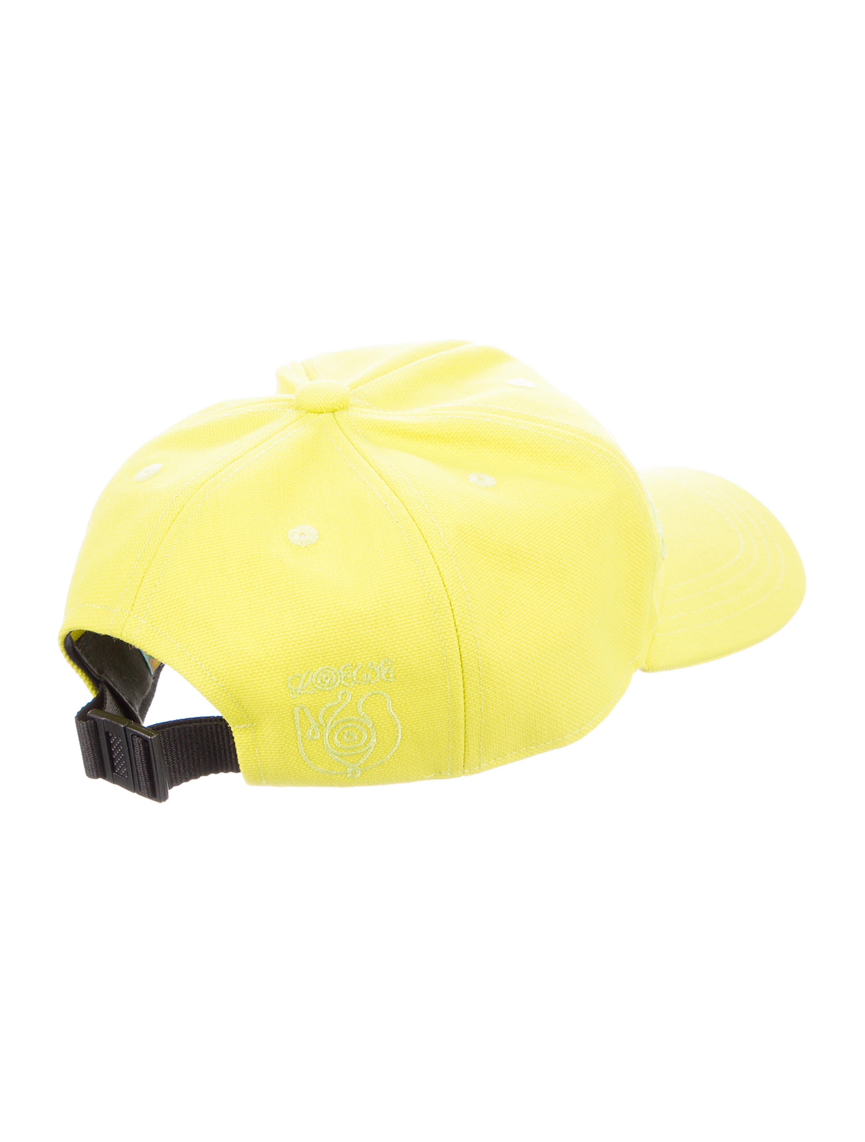 Loewe Embroidered Baseball Cap - Yellow Hats, Accessories - LOW46787 ...
