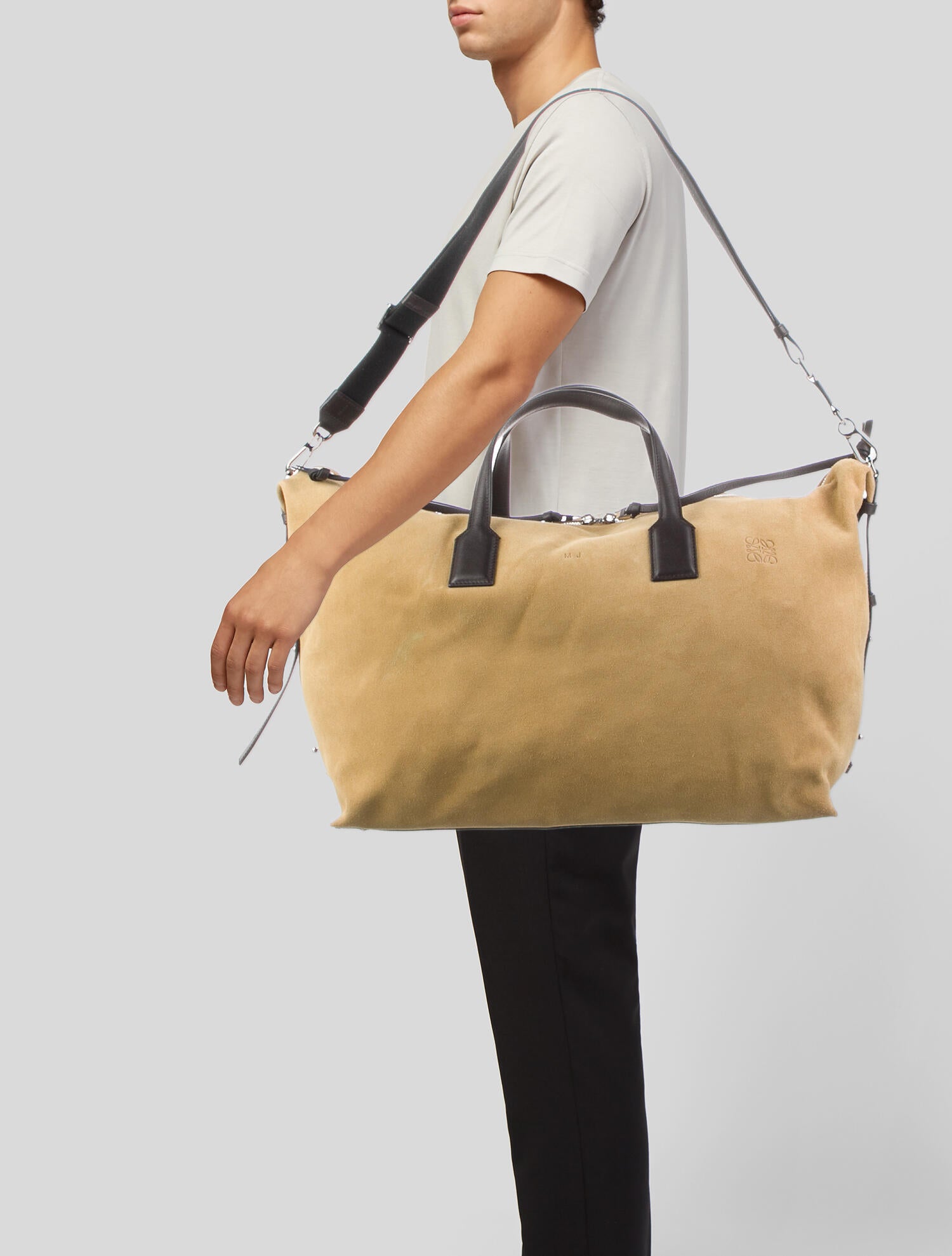 Loewe Suede Weekender Bag - Brown Weekenders, Bags - LOW47198 | The ...