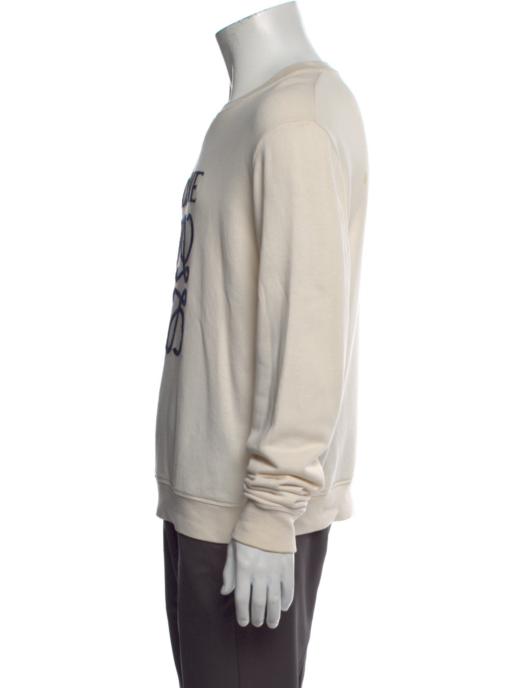 Loewe Anagram Graphic Print Pullover - Neutrals Sweaters, Clothing ...