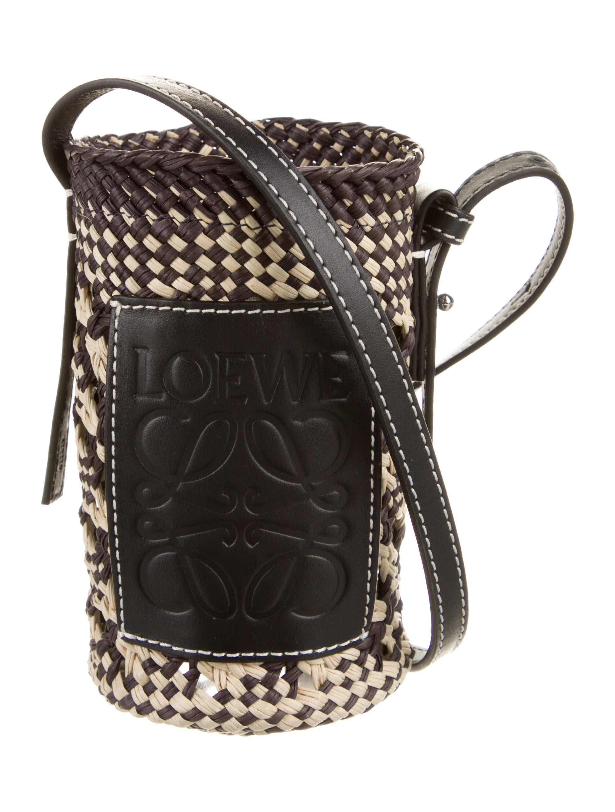 Loewe Cylinder Pocket Basket Bag\ - Black Shoulder Bags, Handbags ...