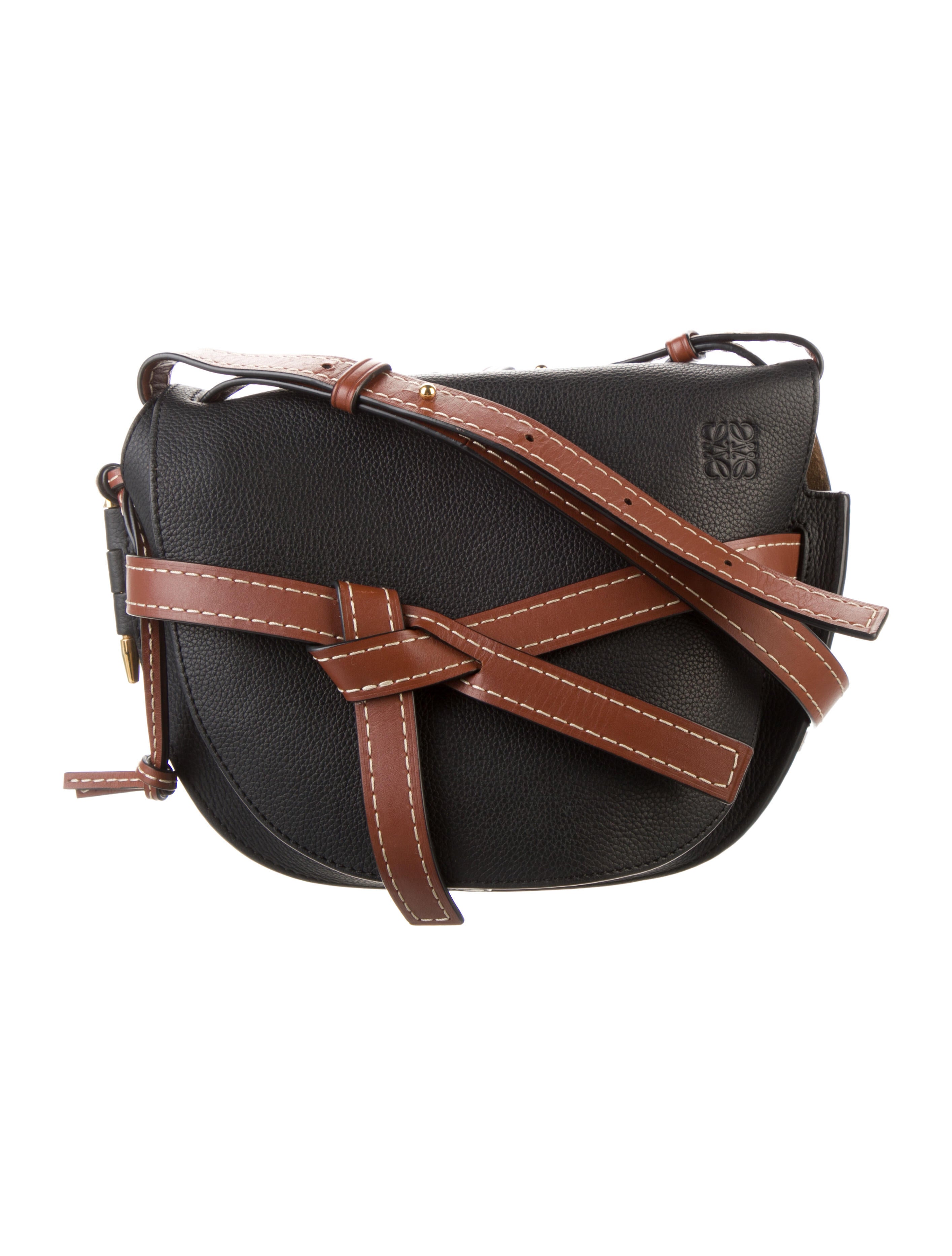 Loewe Small Gate Crossbody Bag - Black Crossbody Bags, Handbags ...