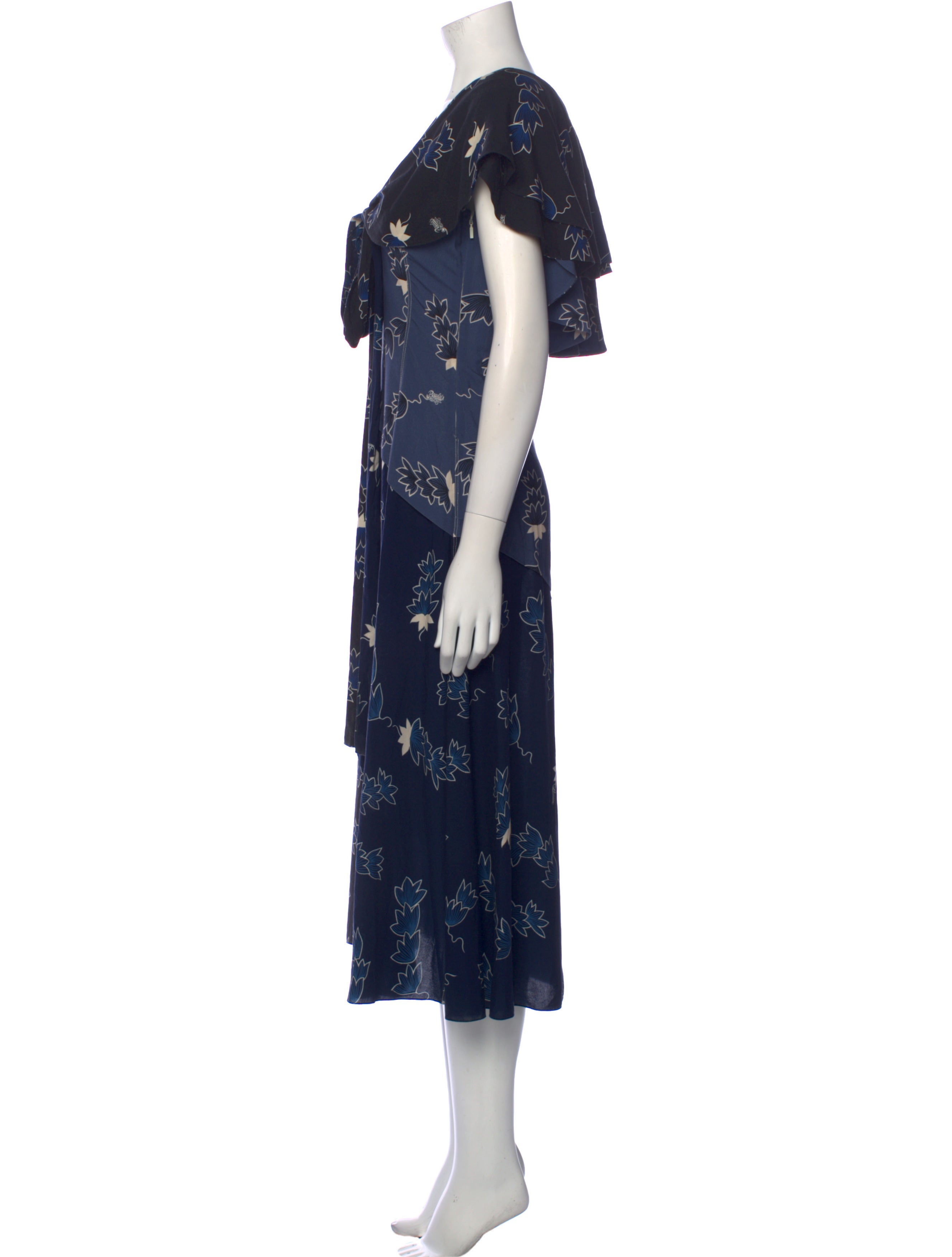 Loewe x Paula's Ibiza Printed Dress Long Dress - Blue Dresses, Clothing ...