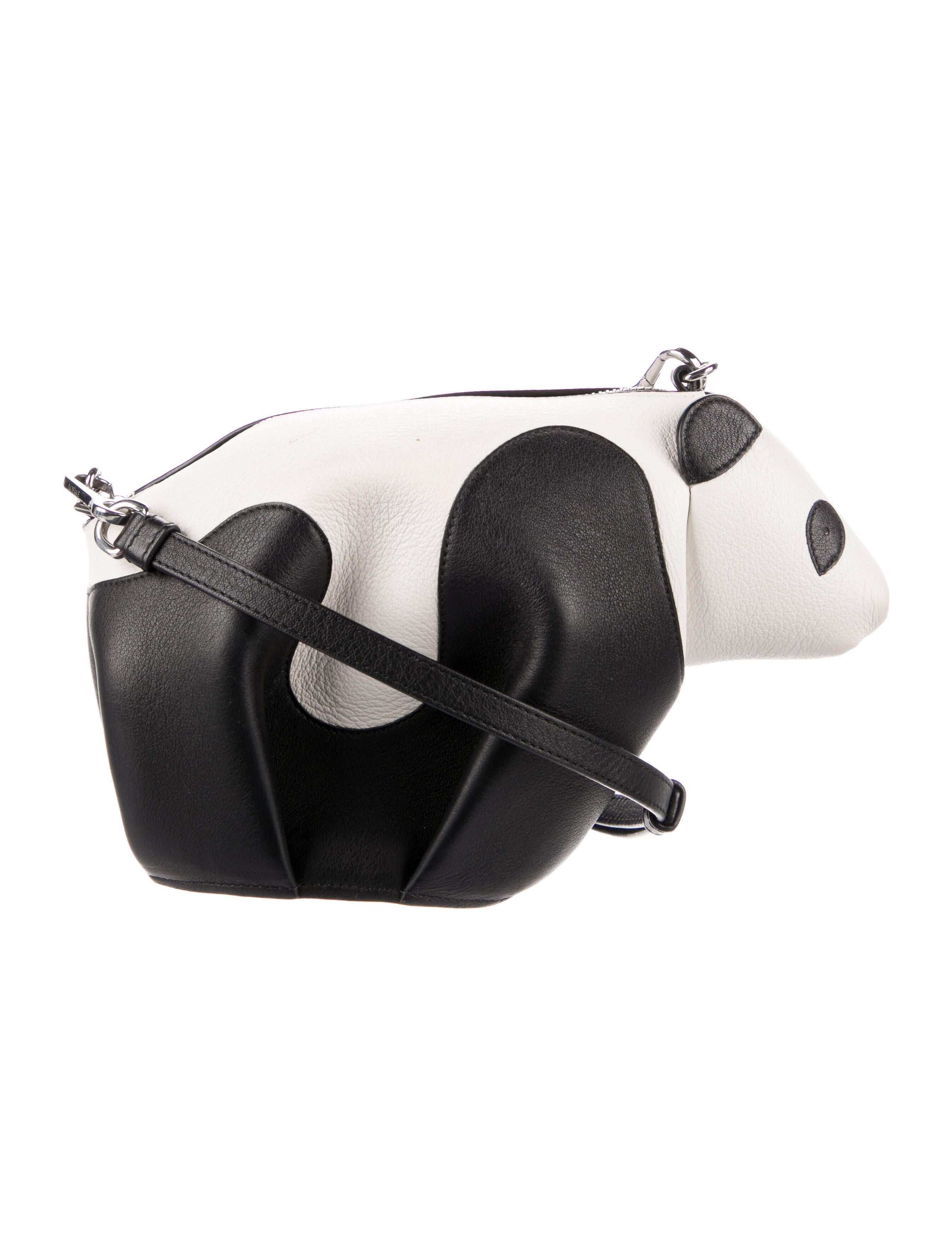 Loewe Panda Bear Crossbody Bag - White Crossbody Bags, Handbags ...