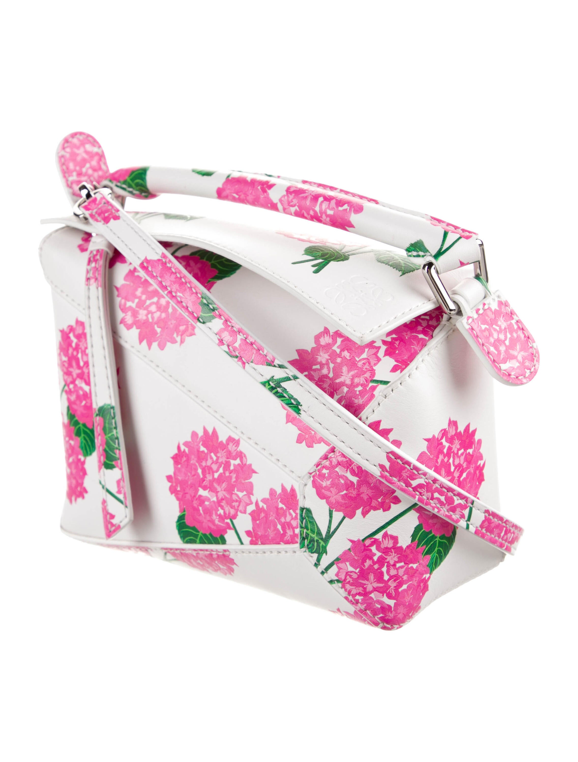 Loewe 2022 Mini Puzzle Edge Bag - White Handle Bags, Handbags ...