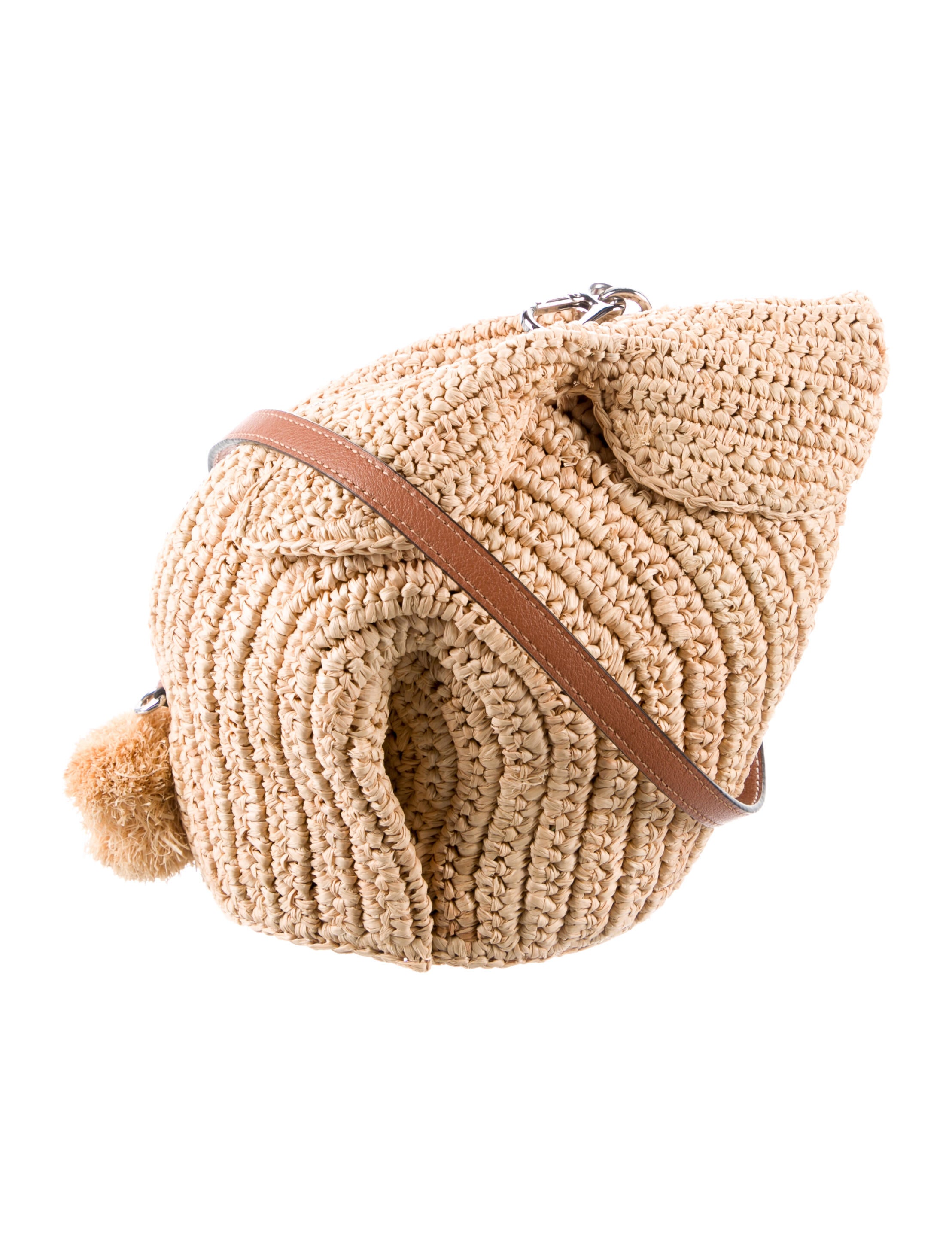 Loewe Mini Raffia Bunny Crossbody - Neutrals Crossbody Bags, Handbags ...