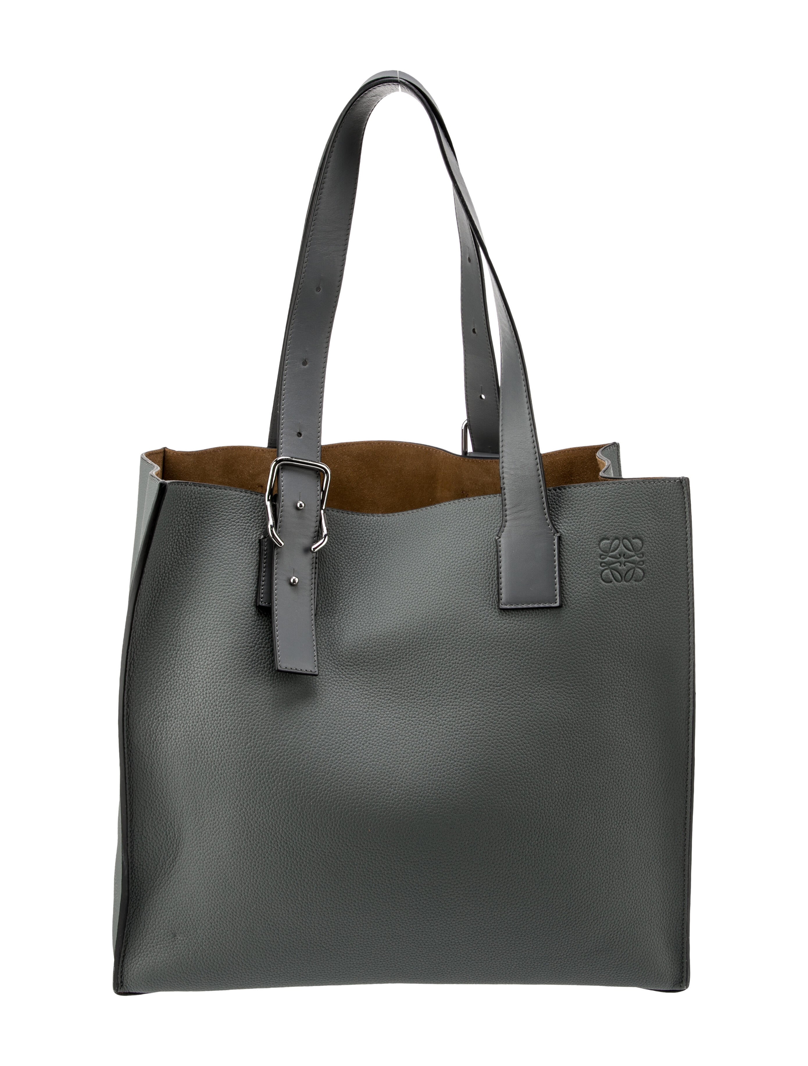 Loewe Buckle Tote - Grey Totes, Handbags - LOW51536 | The RealReal