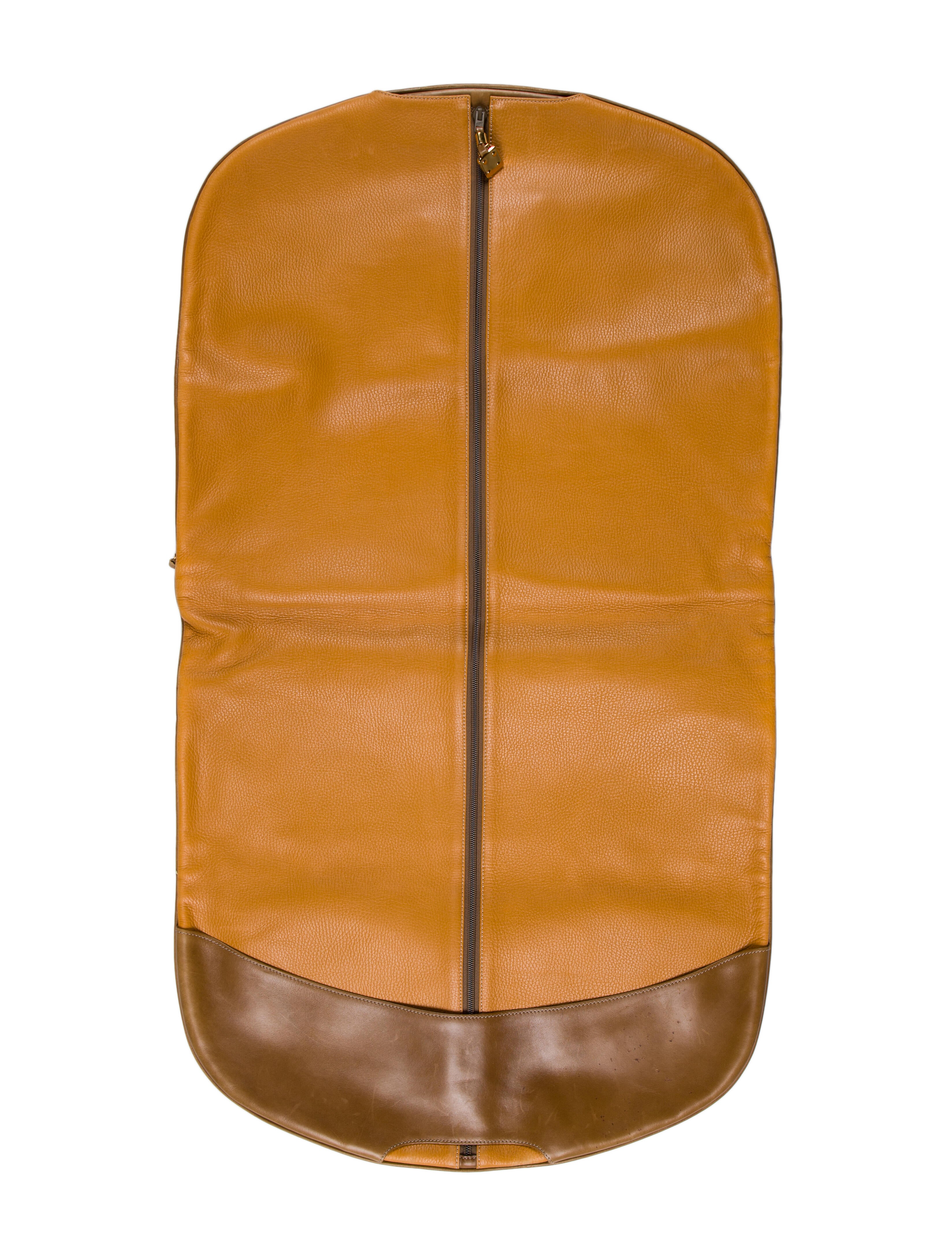 Loewe Leather Garment Cover - Orange Garment Covers, Bags - LOW52221 ...