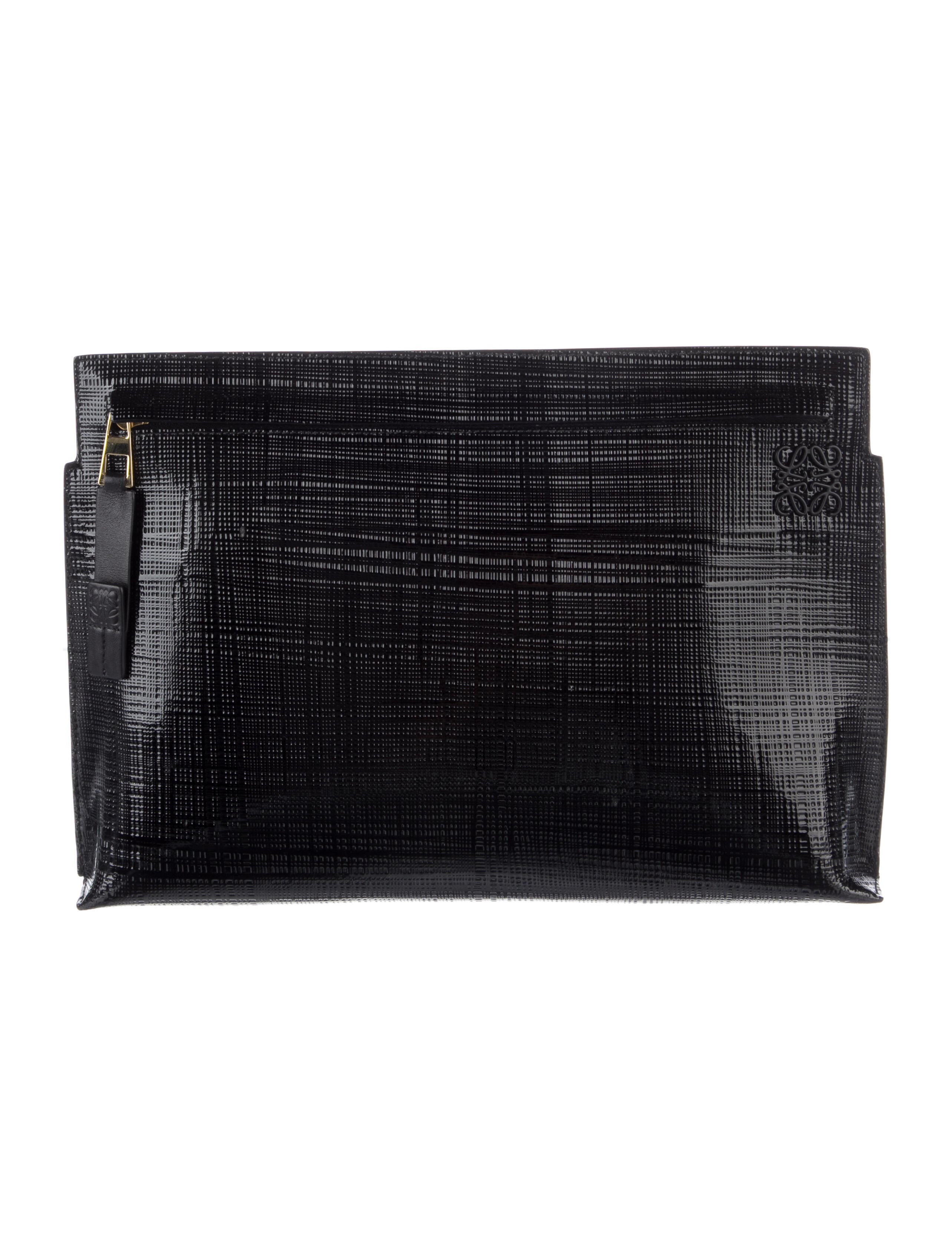Loewe T Clutch - Black Clutches, Handbags - LOW52350 | The RealReal