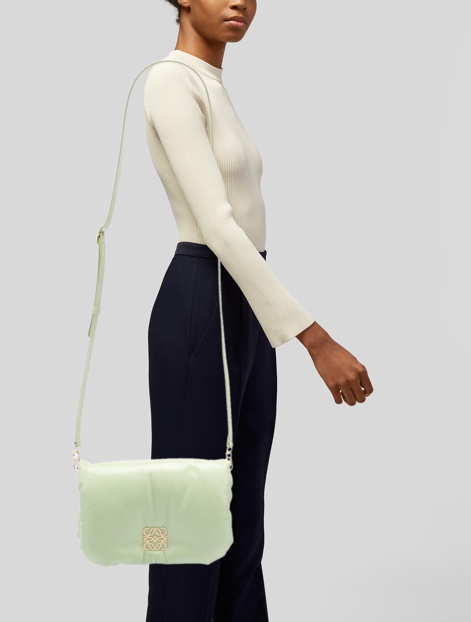 Loewe Mini Goya Puffer Bag - Green Shoulder Bags, Handbags - LOW52619 ...