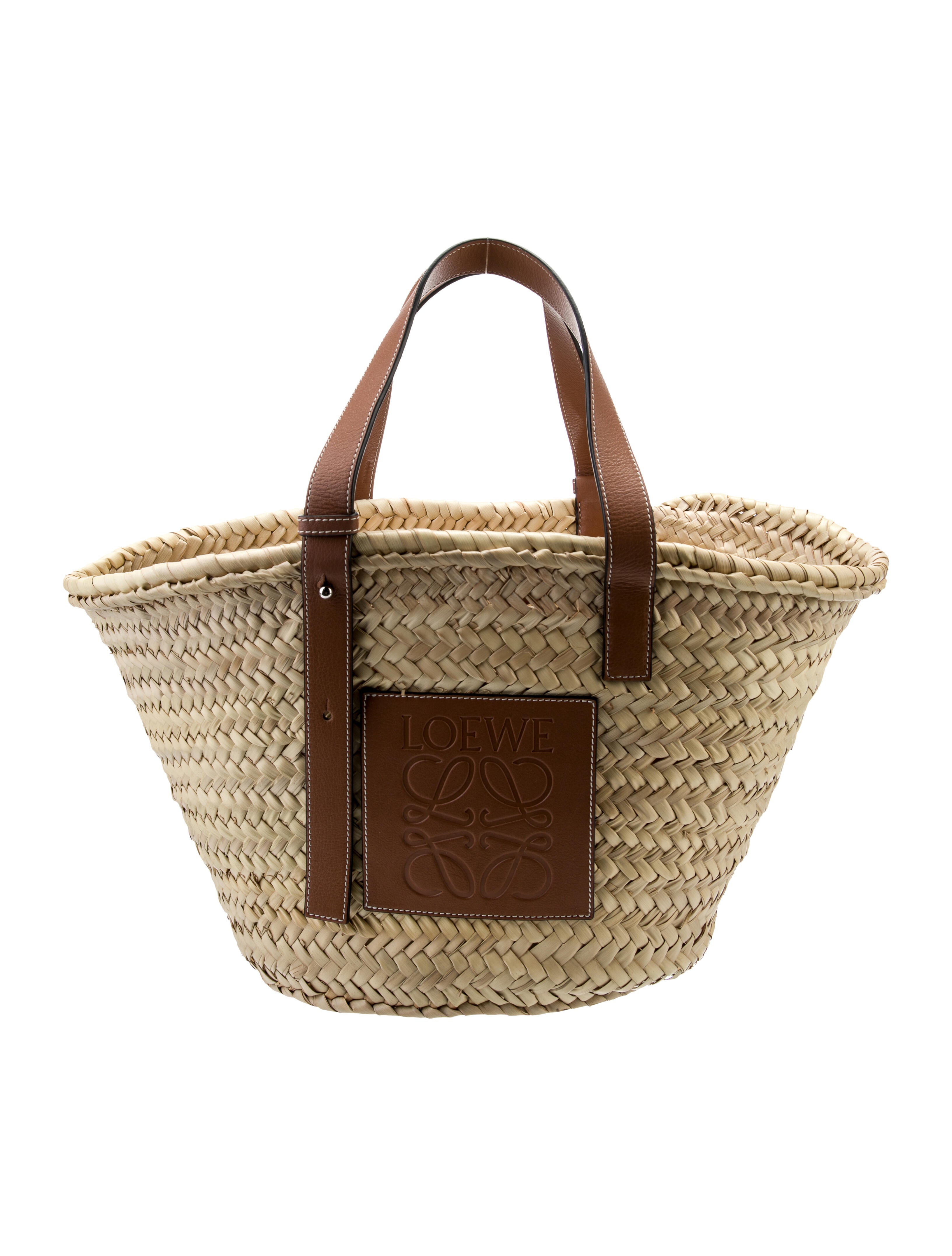 Loewe 2022 Large Raffia Basket Bag - Neutrals Totes, Handbags ...