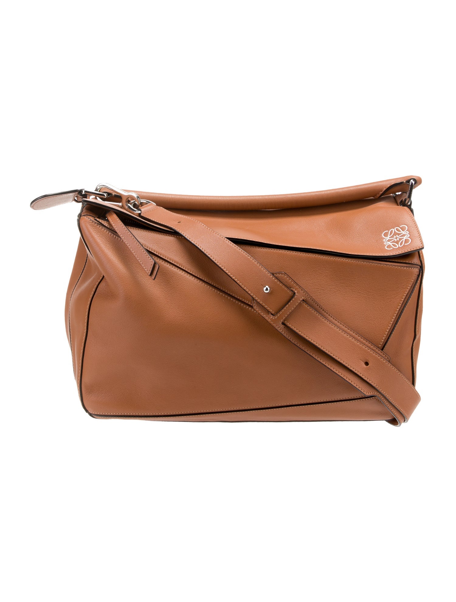 Loewe Large Puzzle Bag - Brown Handle Bags, Handbags - LOW56253 | The ...