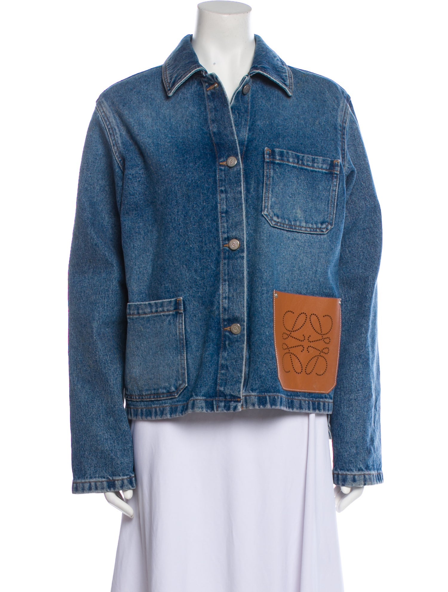Loewe 2021 Denim Jacket - Blue Jackets, Clothing - LOW56757 | The RealReal