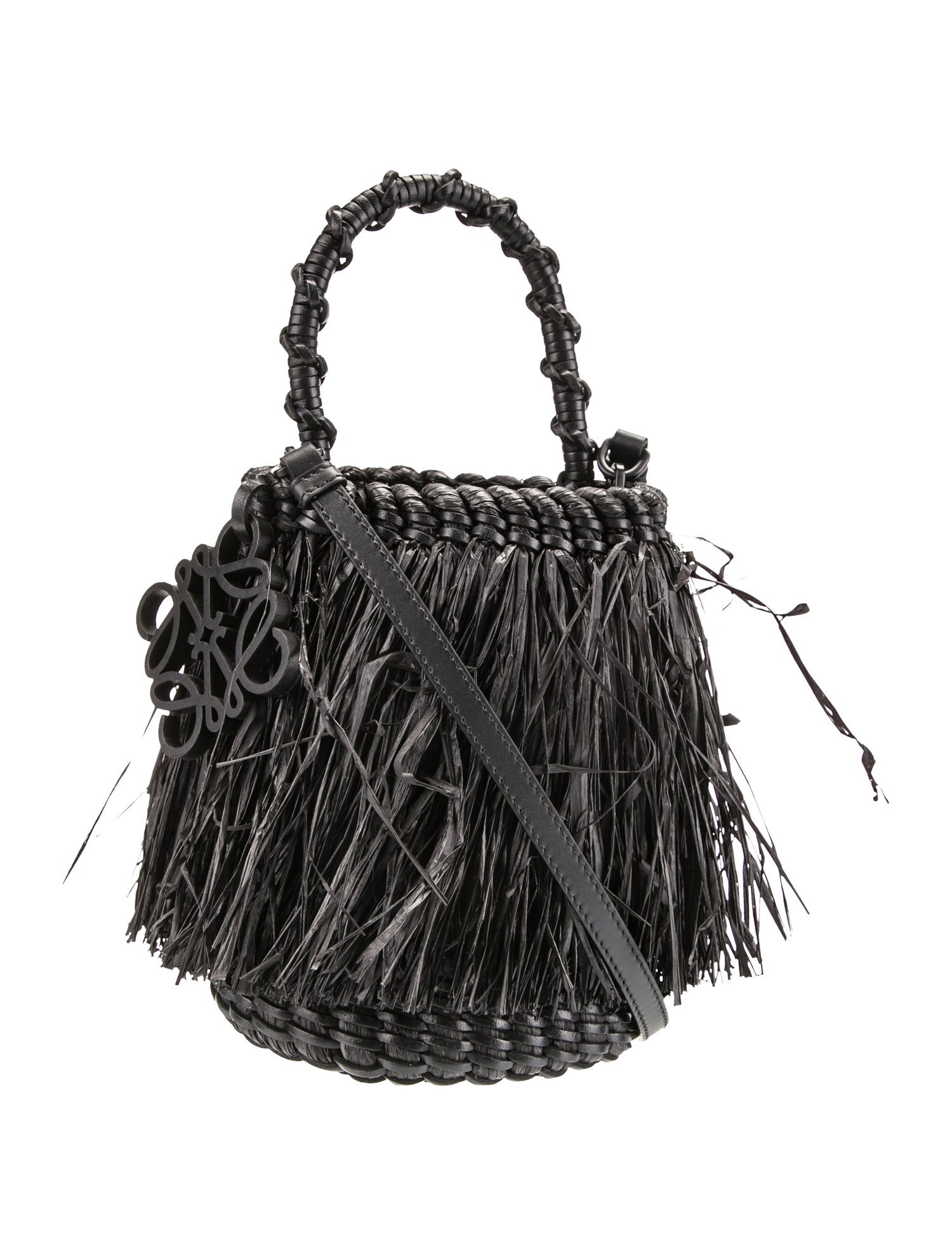 Poolside Embellished Raffia Bucket Bag - Neutrals Bucket Bags, Handbags ...