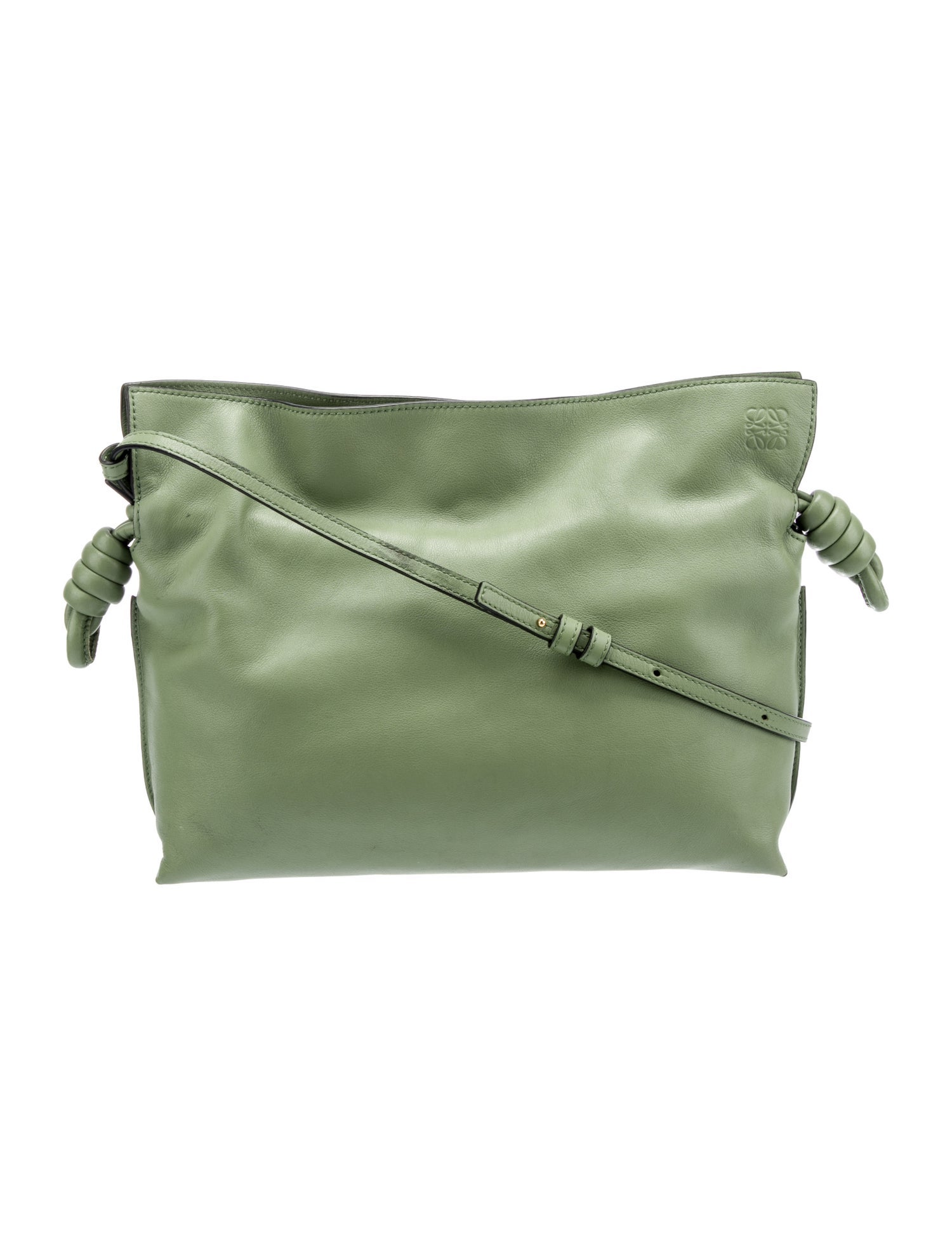 Loewe Flamenco Clutch - Green Clutches, Handbags - LOW59090 | The RealReal