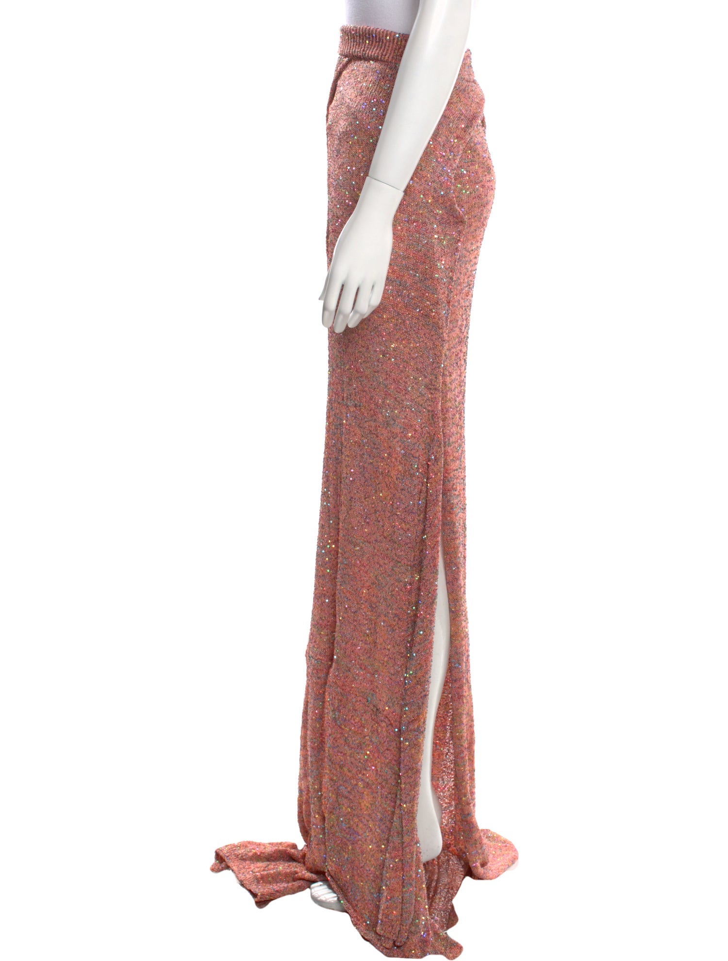 St. John Sequin Embellishments Long Skirt w/ Tags - Yellow Skirts ...