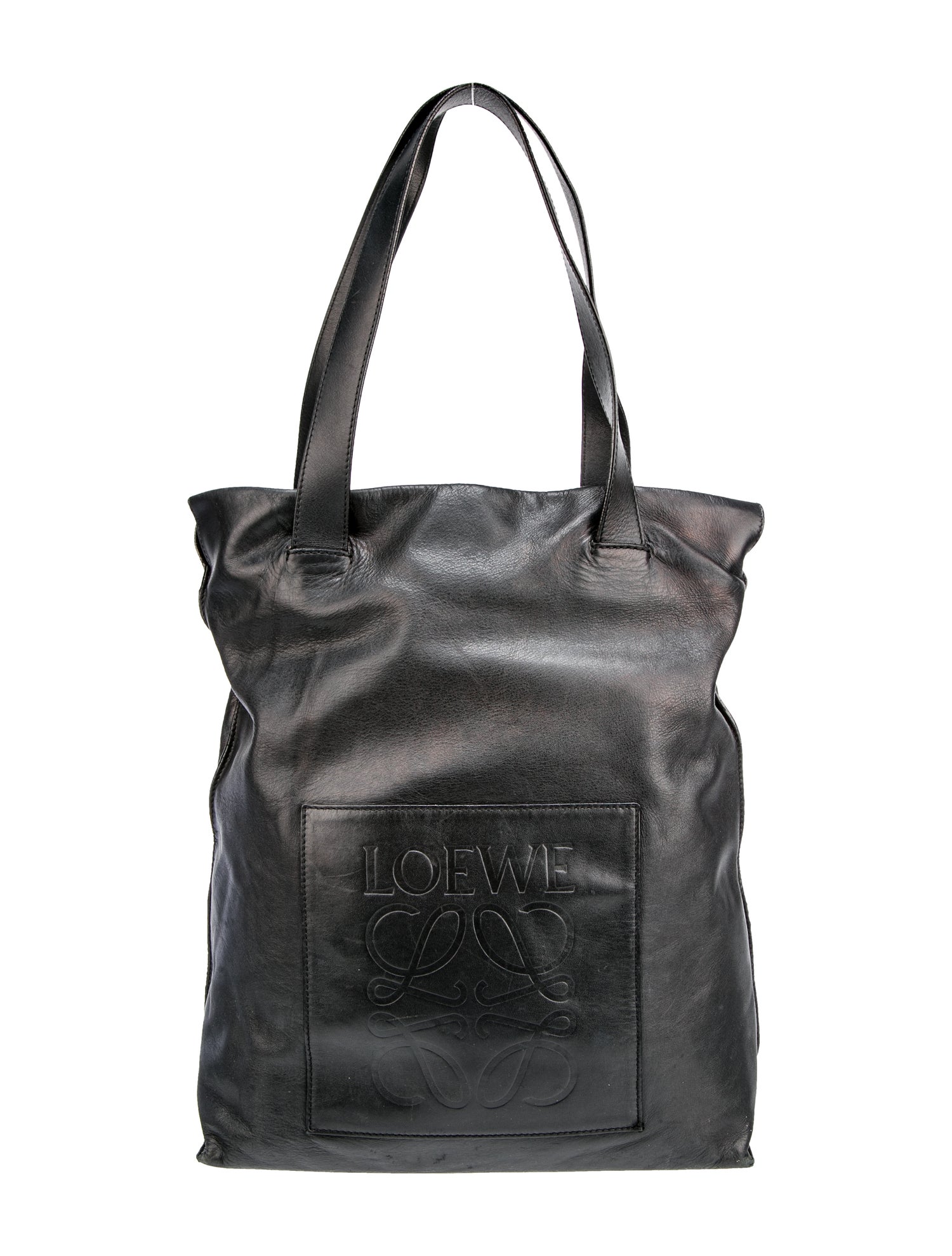 Loewe Anagram Shopper Tote - Black Totes, Handbags - LOW59643 | The ...