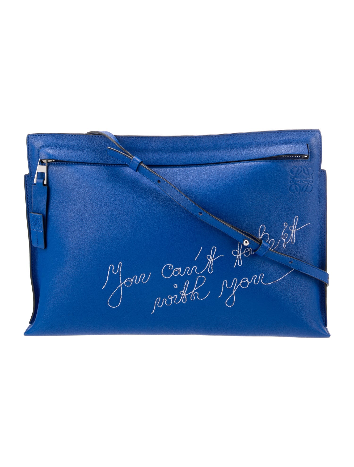Loewe T Pouch - Blue Clutches, Handbags - LOW59664 | The RealReal