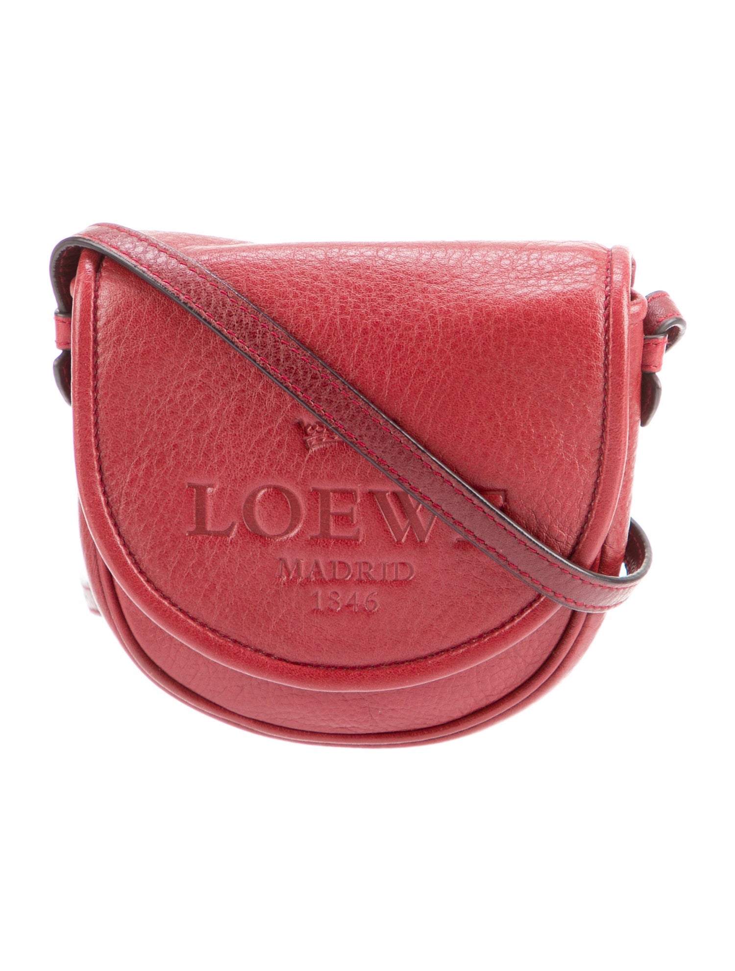 Loewe Heritage Crossbody Bag - Red Crossbody Bags, Handbags - LOW59932 ...