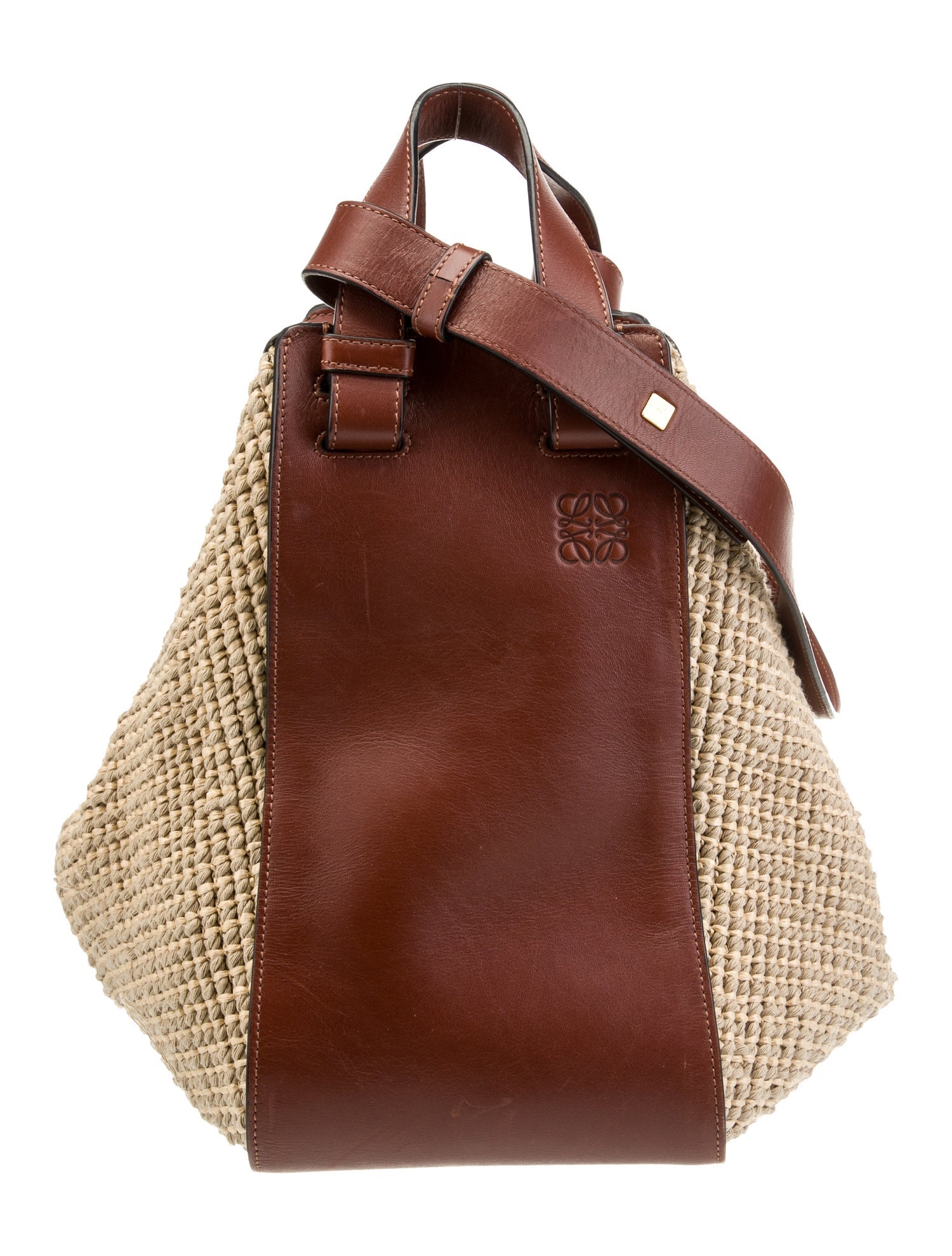 Loewe Raffia Hammock Tote - Neutrals Totes, Handbags - LOW60154 | The ...